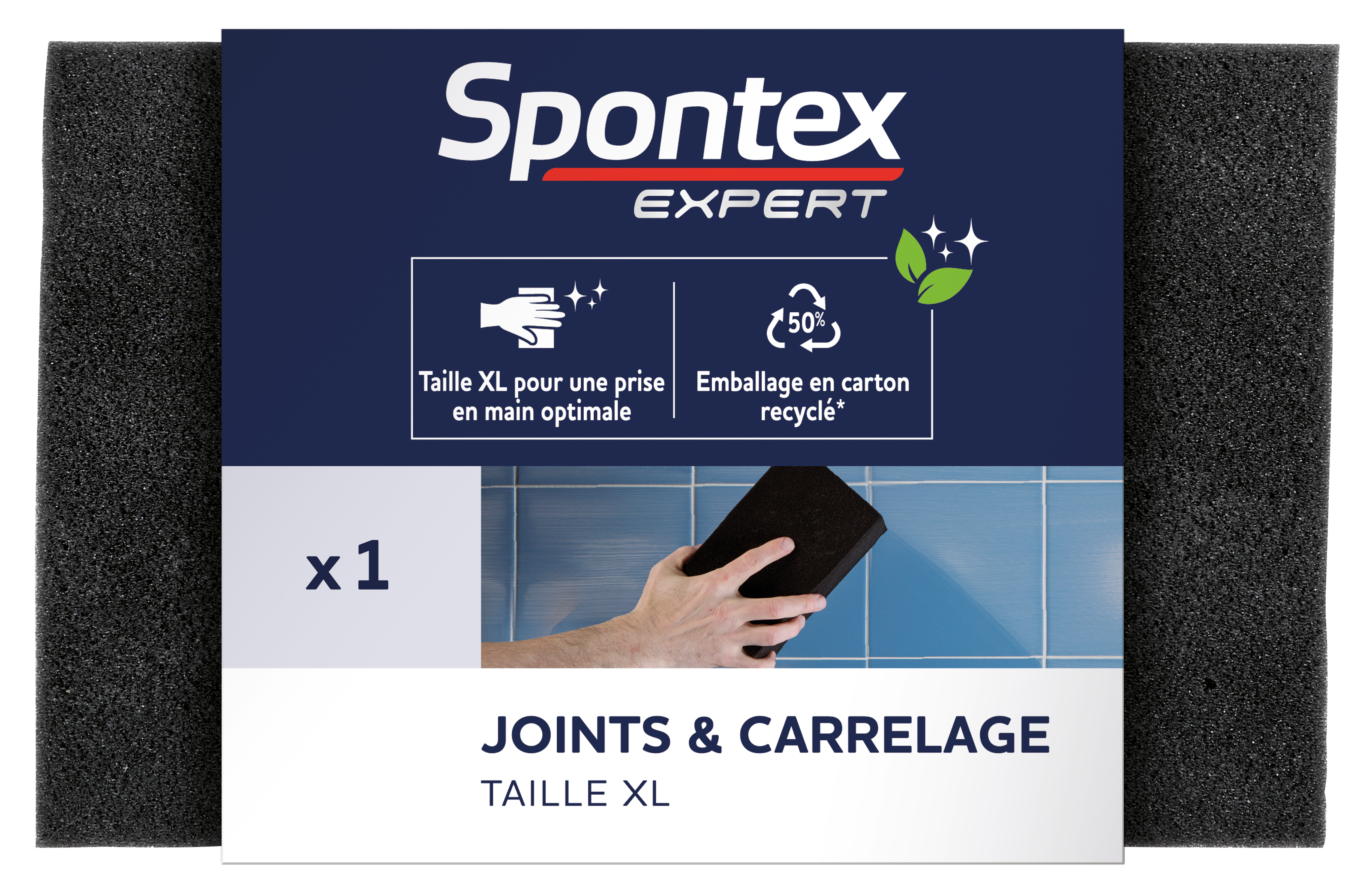 Éponge artificielle Joints et ciment universel, SPONTEX EXPERT | Leroy ...