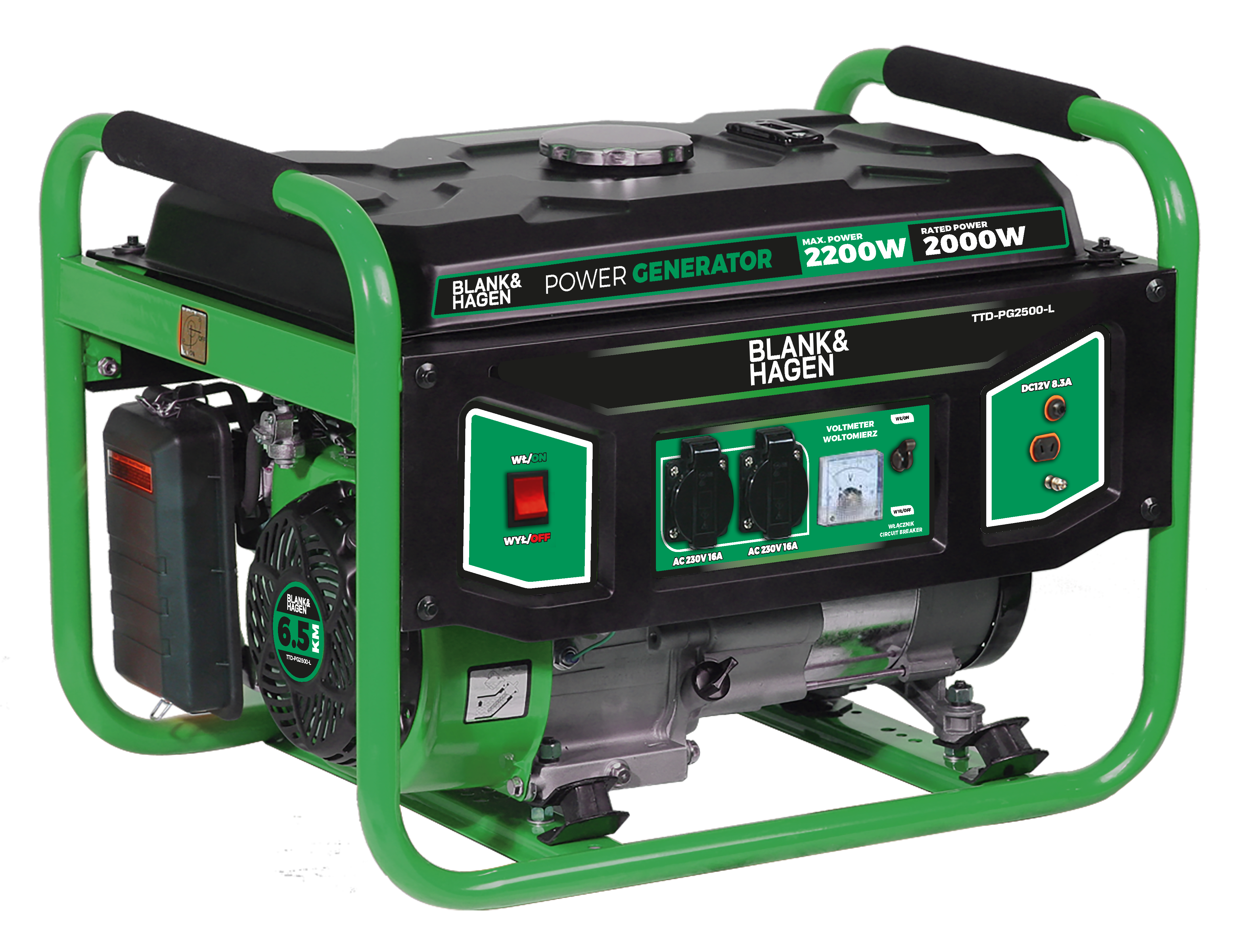 Agregat prądotwórczy 230V 2,2kW HAGEN - Leroy Merlin