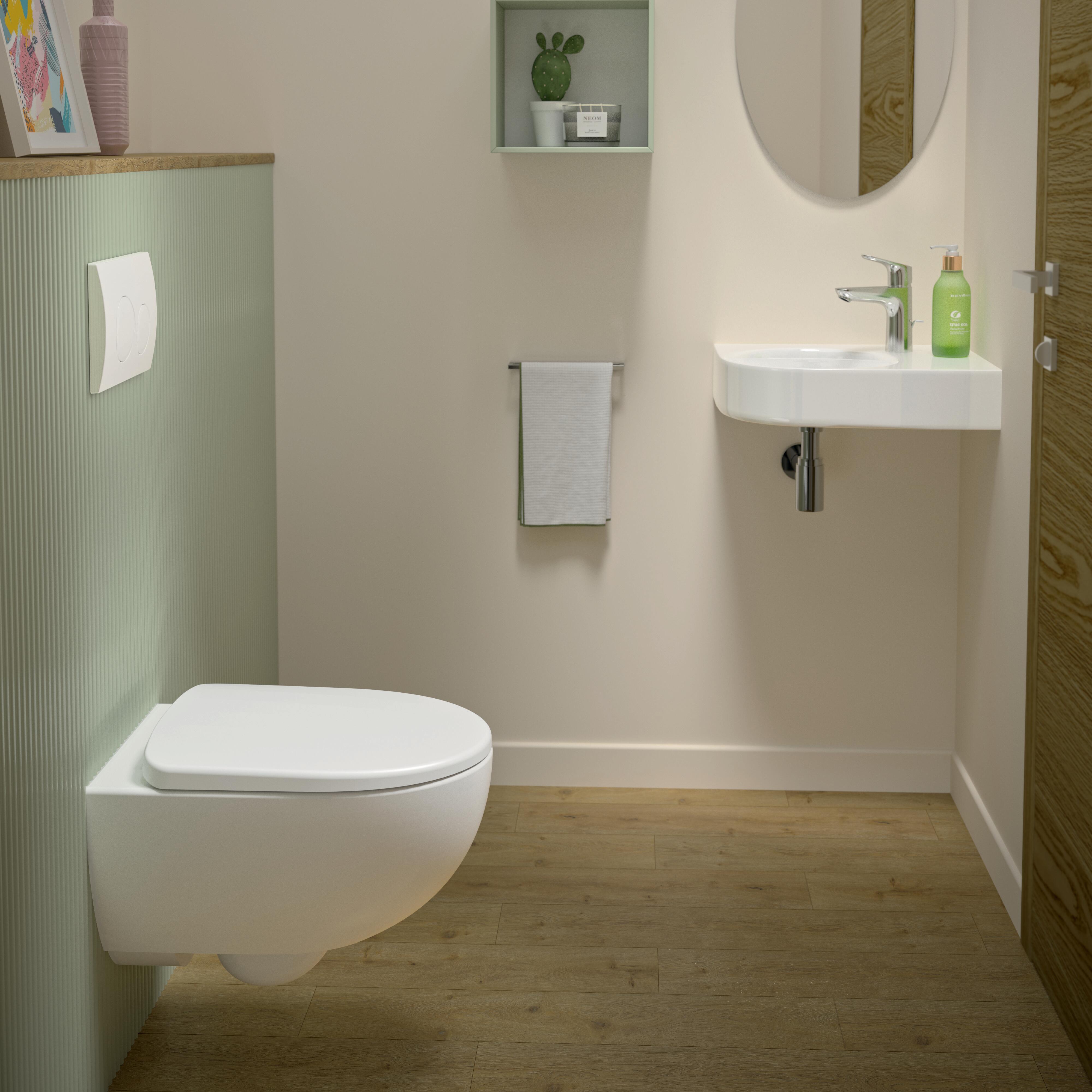 Pack WC suspendu G500 Compact Rimfree® GEBERIT | Leroy Merlin