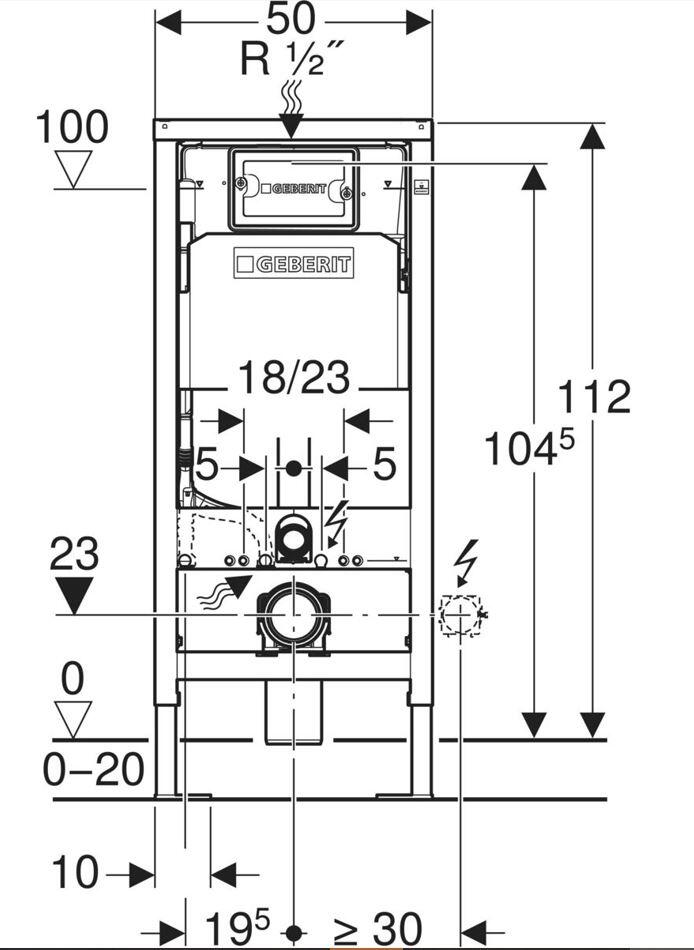 Pack WC suspendu premium Rimfree® G600 Pure mat GEBERIT | Leroy Merlin