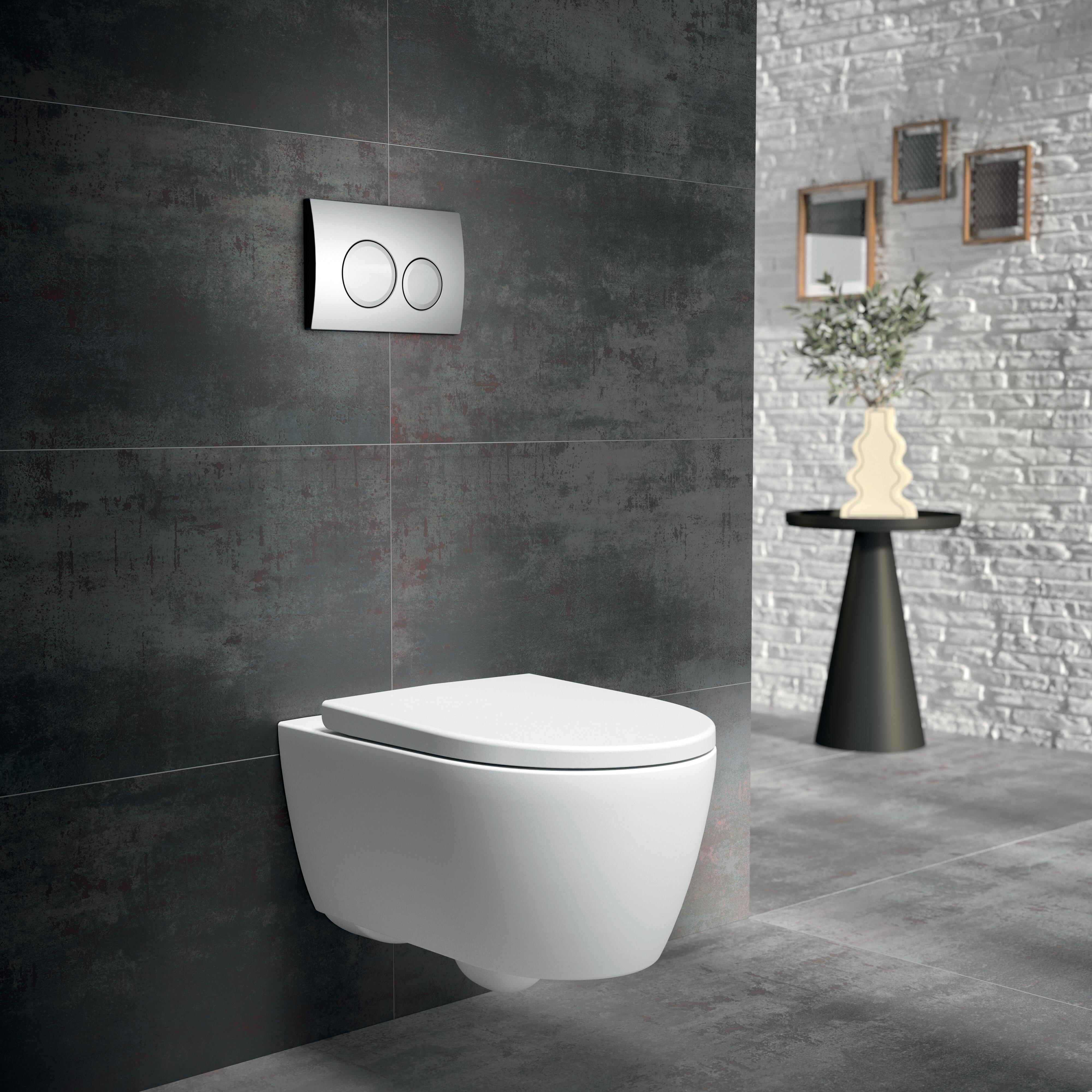 Pack WC suspendu premium Rimfree® G600 Pure mat GEBERIT | Leroy Merlin