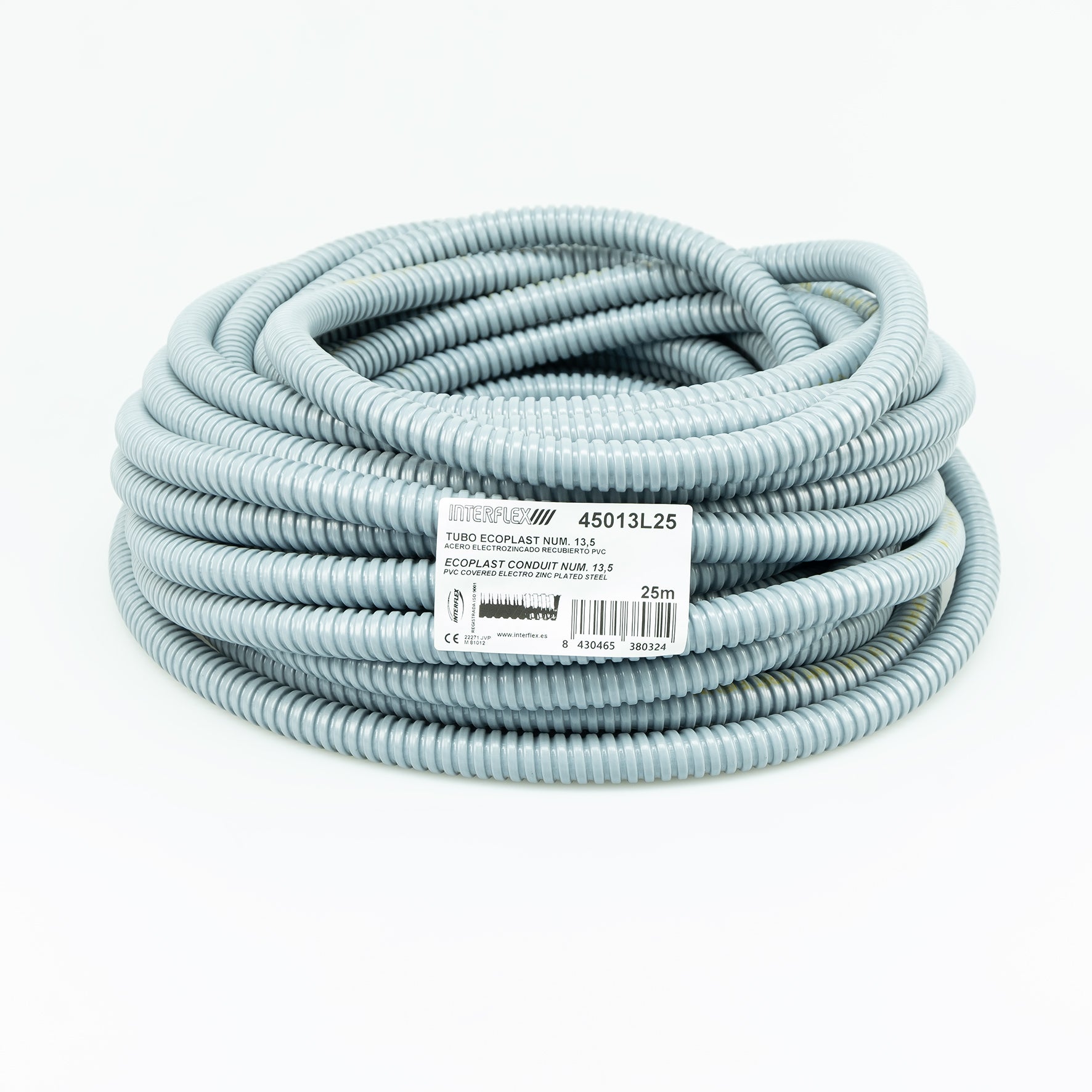 Tubo corrugado de metal y PVC LEXMAN de 20 mm 25 m | Leroy Merlin