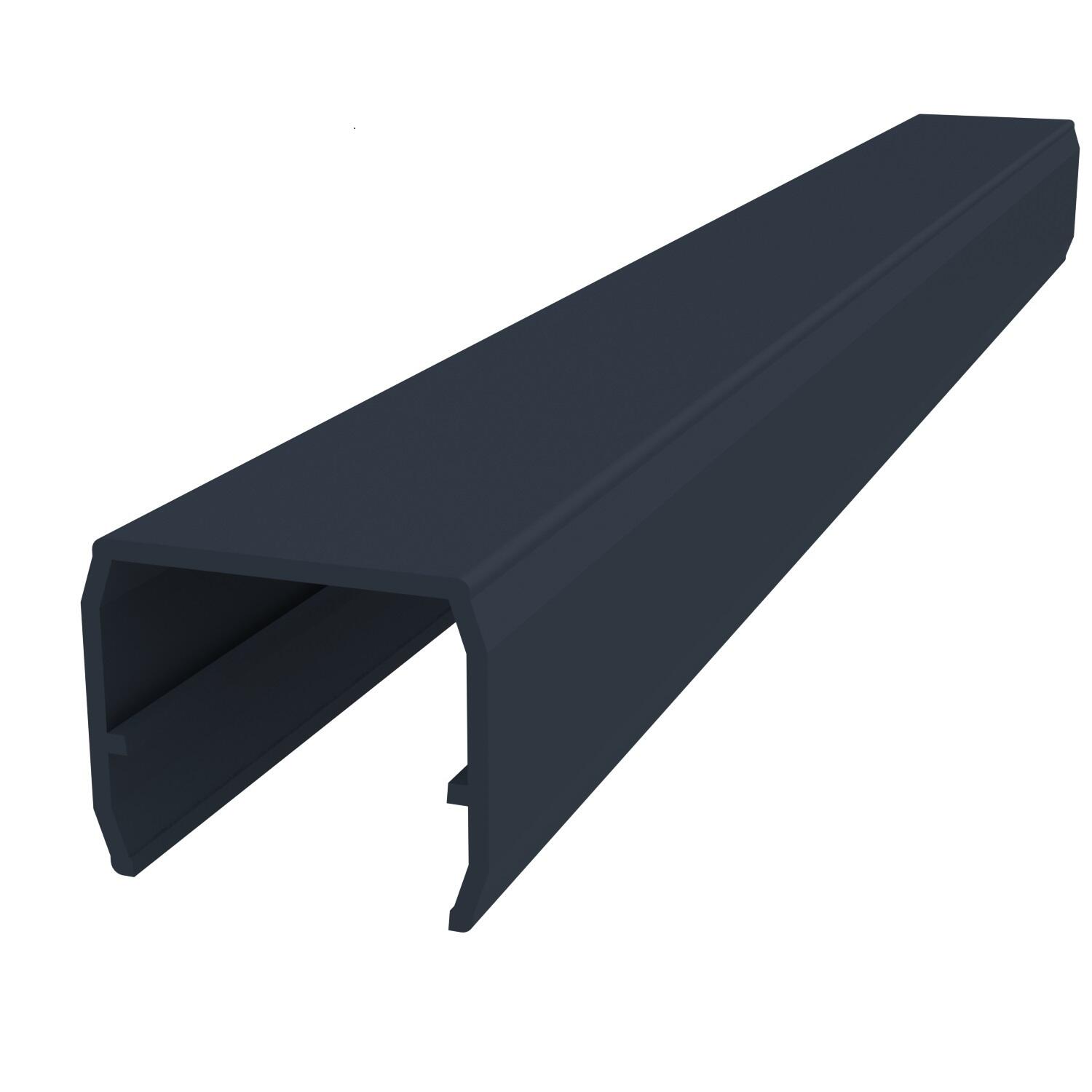 Cubierta de ranura de PVC antracita para poste CLEA | Leroy Merlin