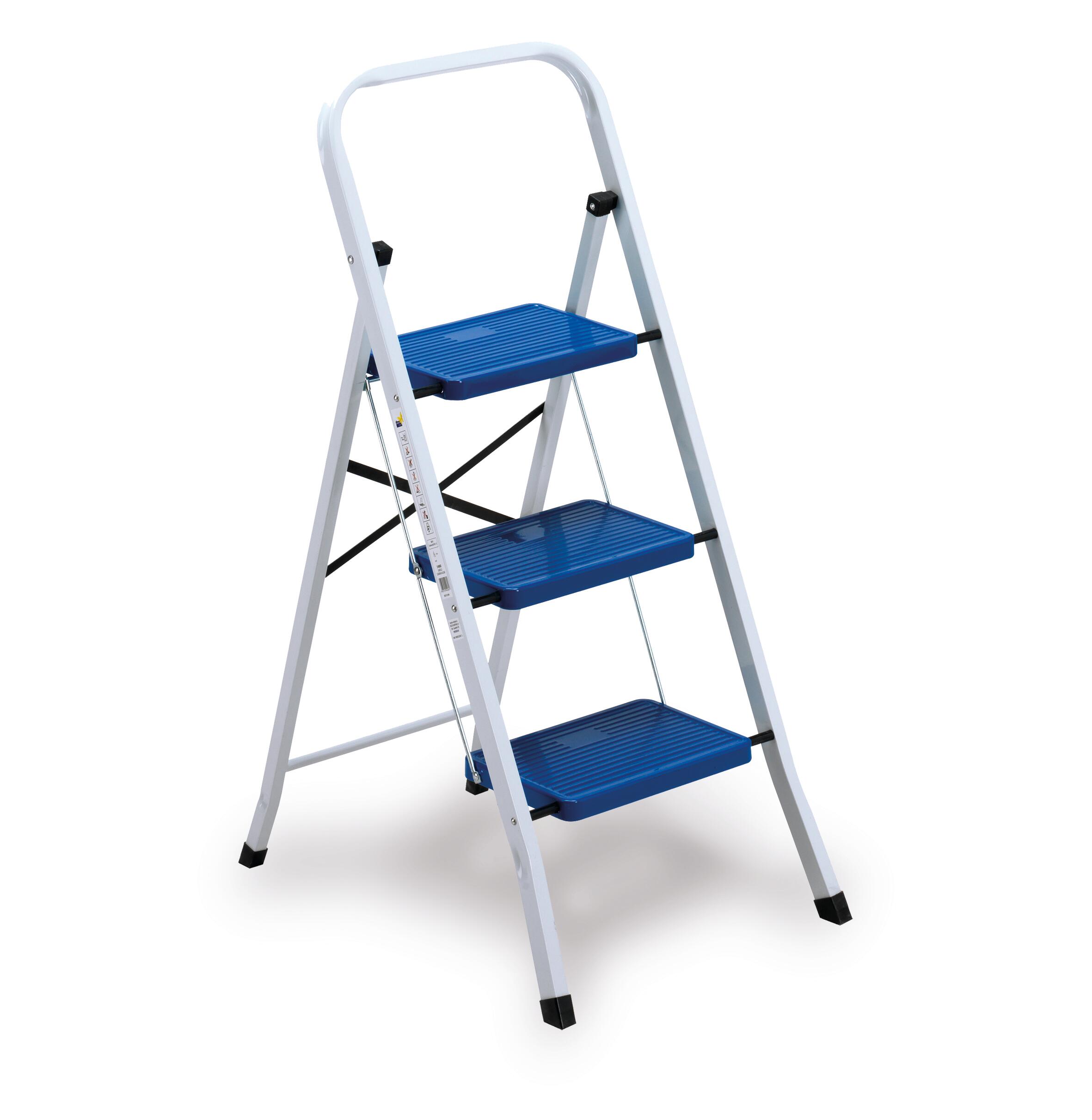 Scaletta EVEREST in alluminio 3 gradini 150 kg | Leroy Merlin