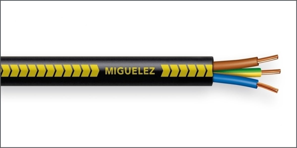 Câble électrique 3G2.5 U1000R2V L.100 m noir | Leroy Merlin