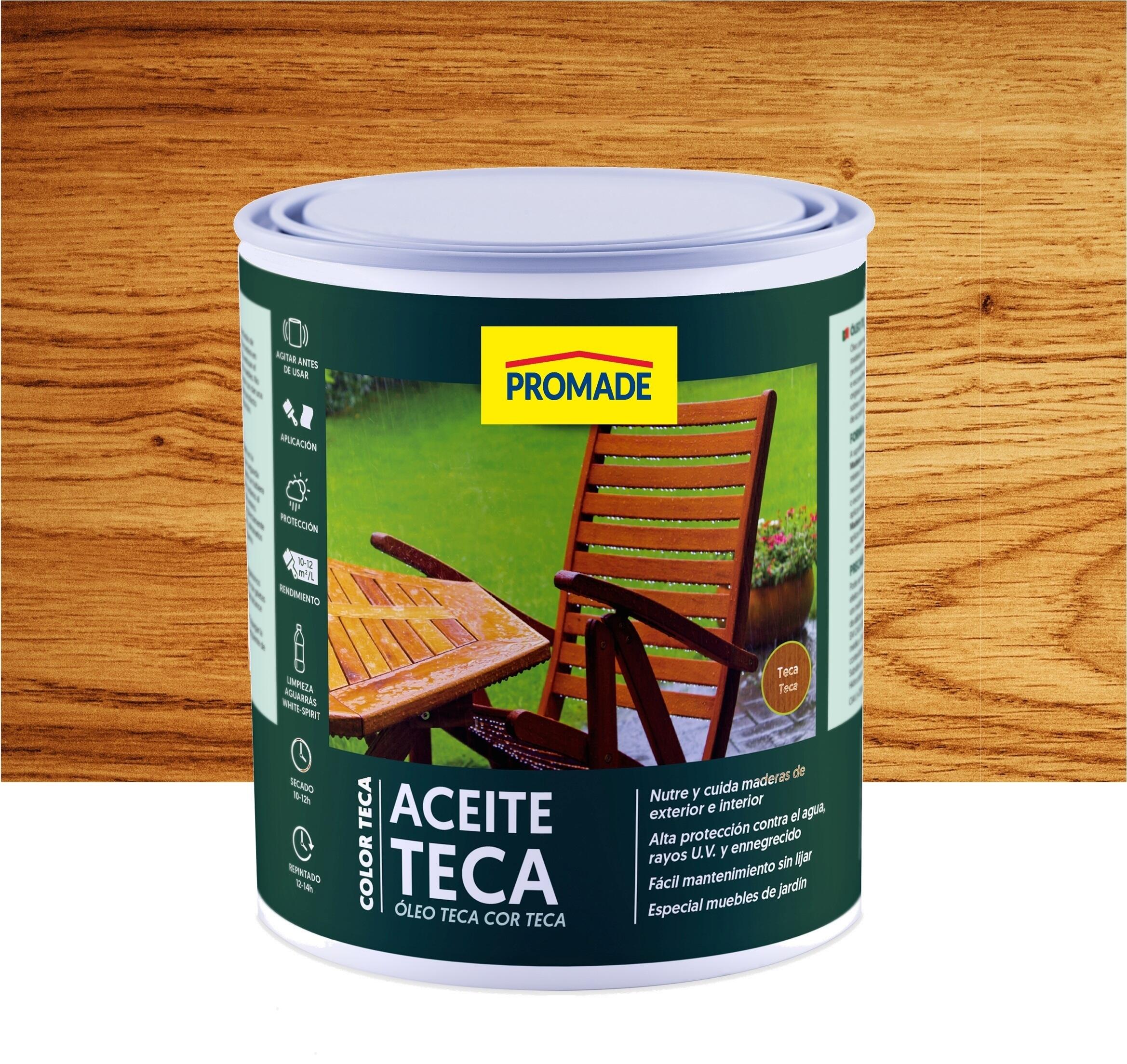 Aceite de teca PROMADE 2.5L teca | Leroy Merlin