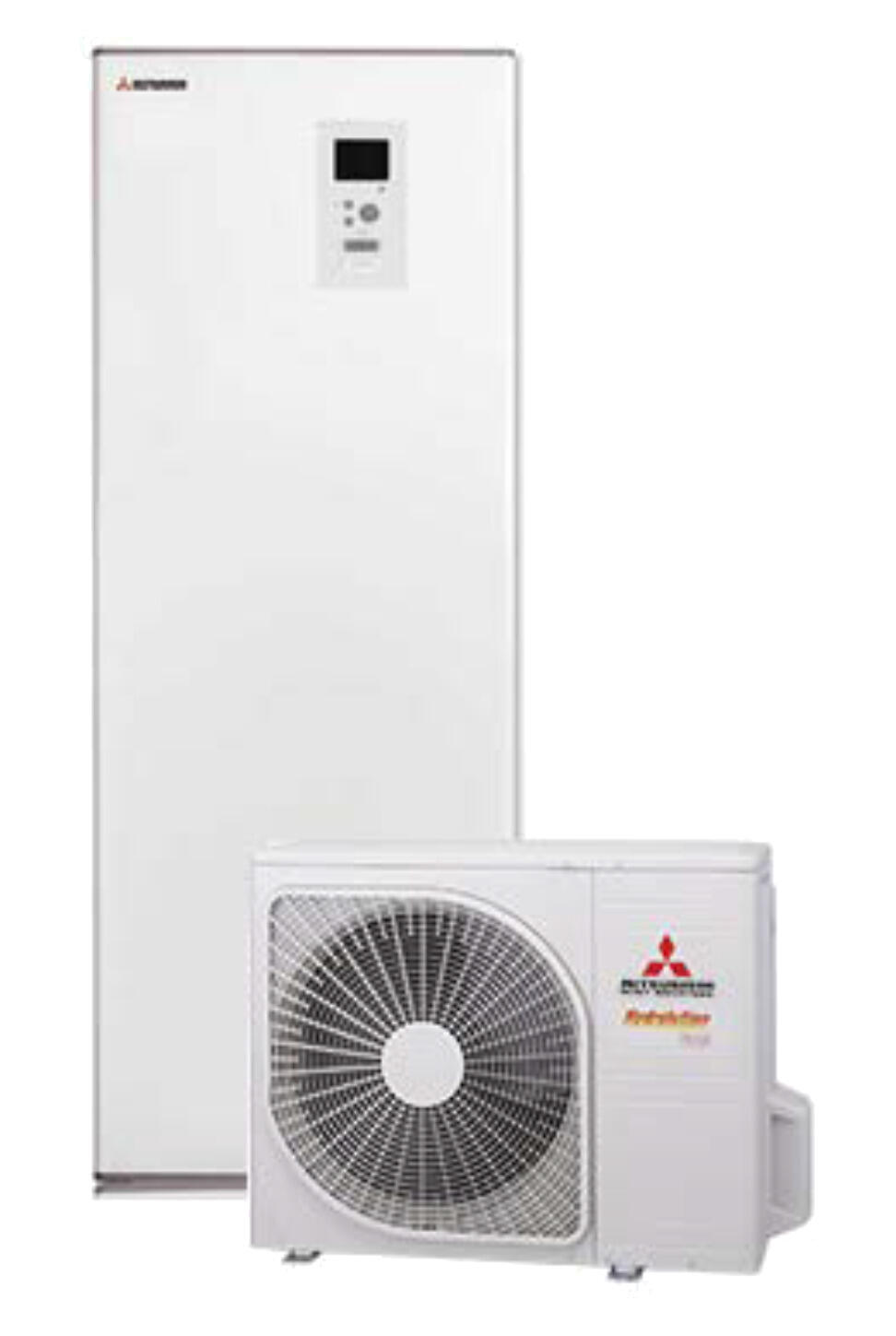 Aerotermia calefacción/acs bibloc Mitsubishi H.I. HYDROLUTION T2 8 kW ...