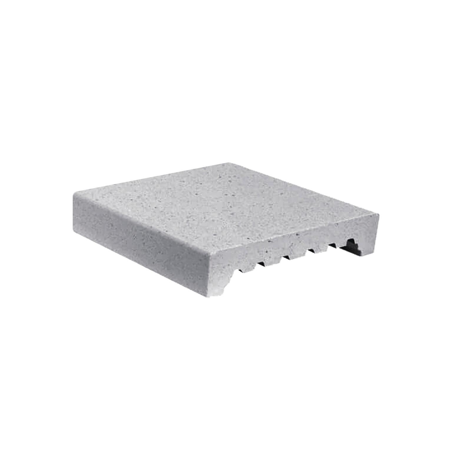 Emboitement couvre mur plat en béton gris, 22 x 25 | Leroy Merlin