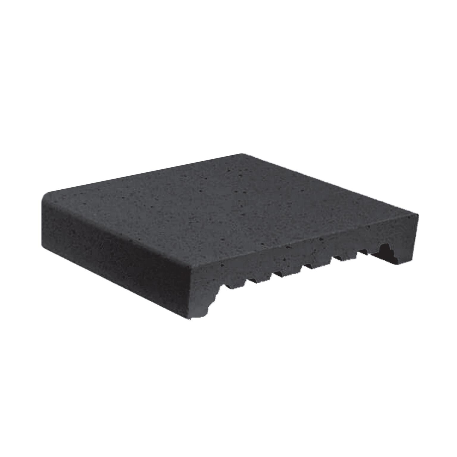 Emboitement couvre mur plat en béton noir H.5 x l.30 | Leroy Merlin