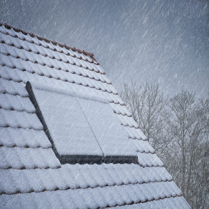 VELUX avec volet roulant électrique 55 x 78 confort Whitefinish à ...