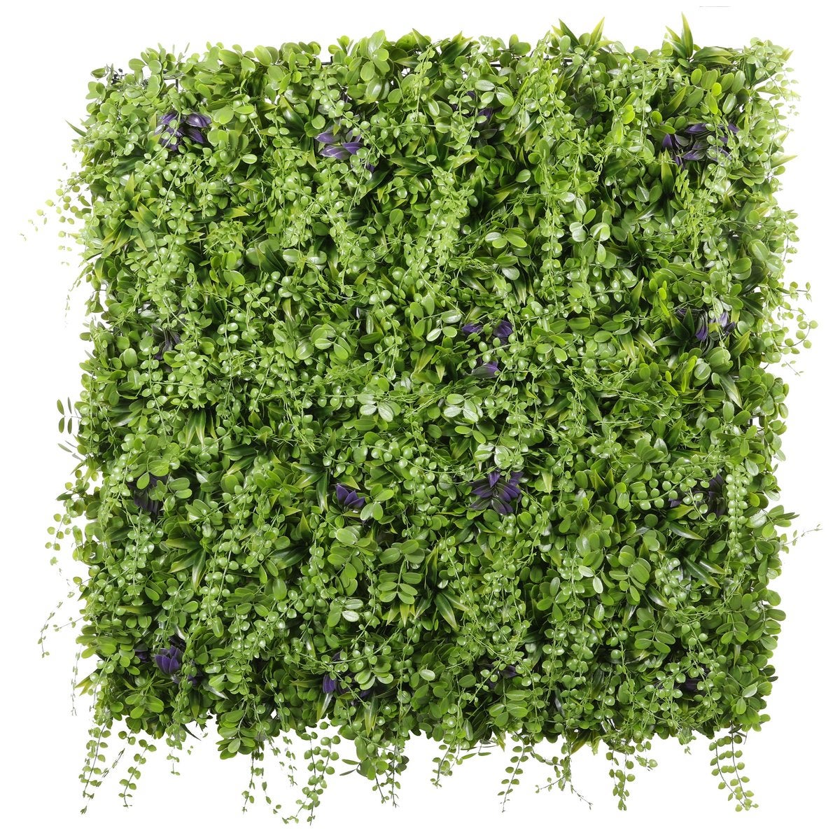 Mur vegetal artificiel foret tempérée, 30% recyclé, H.1 x L.1m, IDEAL ...