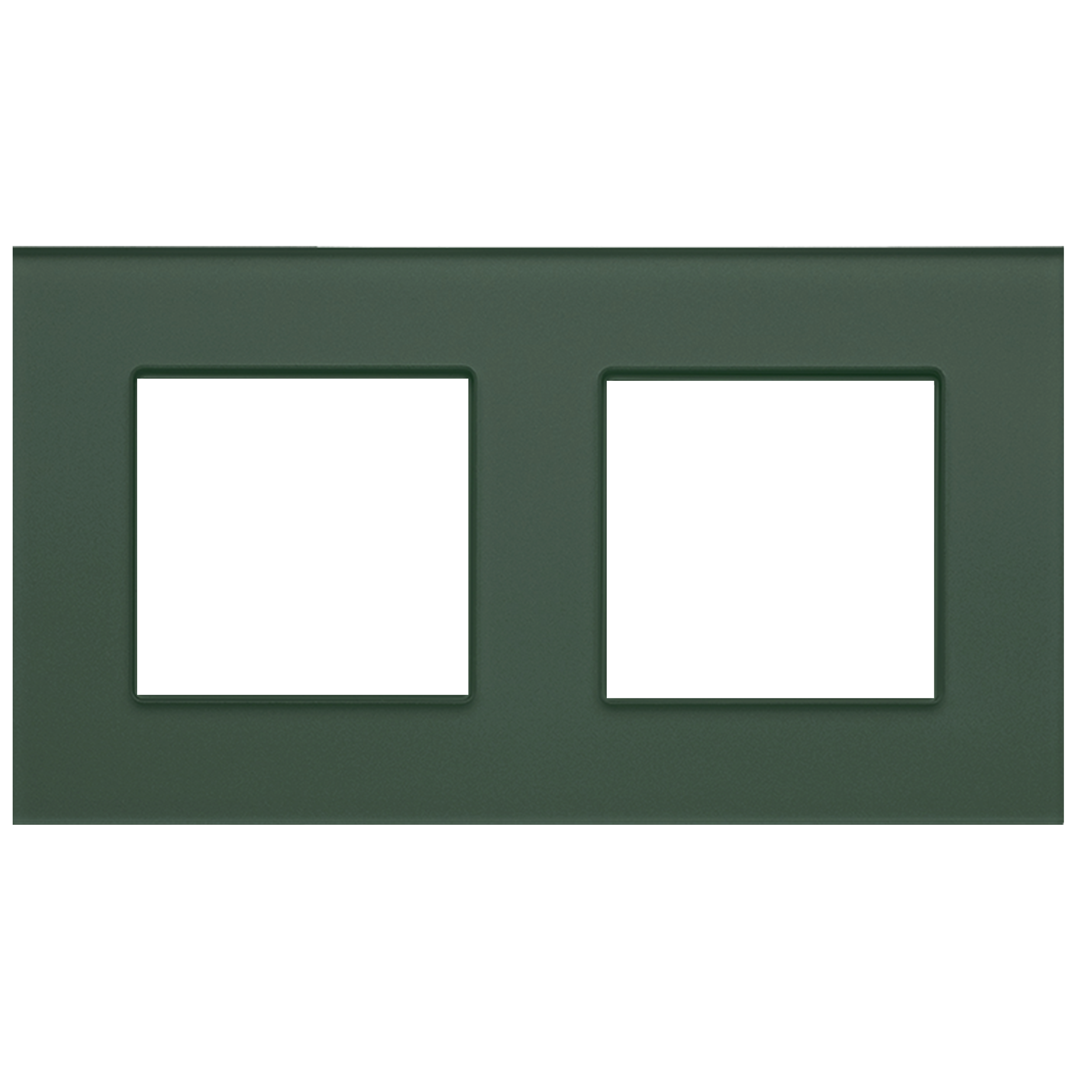 Ramka podwójna ROSA Zielone-szkło POLMARK - Leroy Merlin