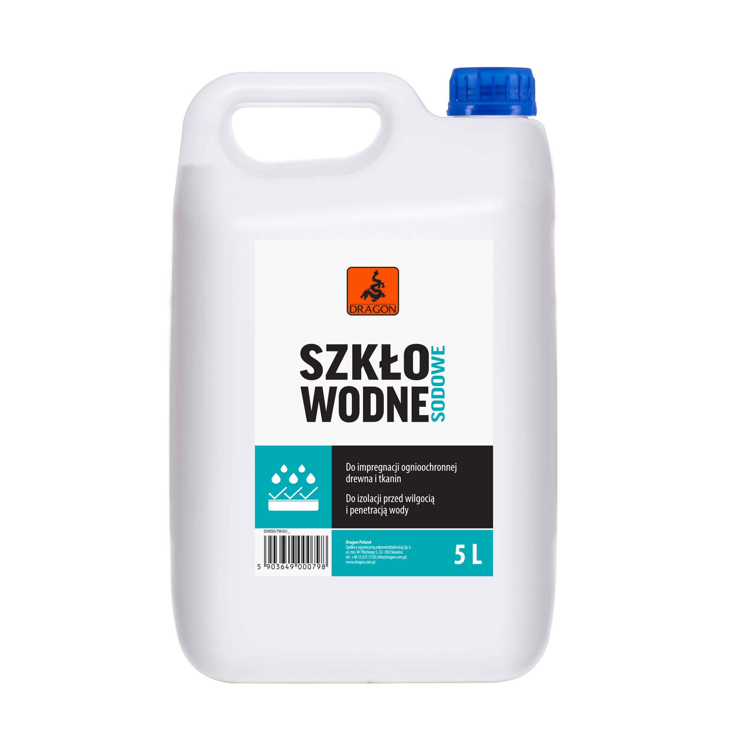 Szkło wodne sodowe 5 l Dragon - Leroy Merlin
