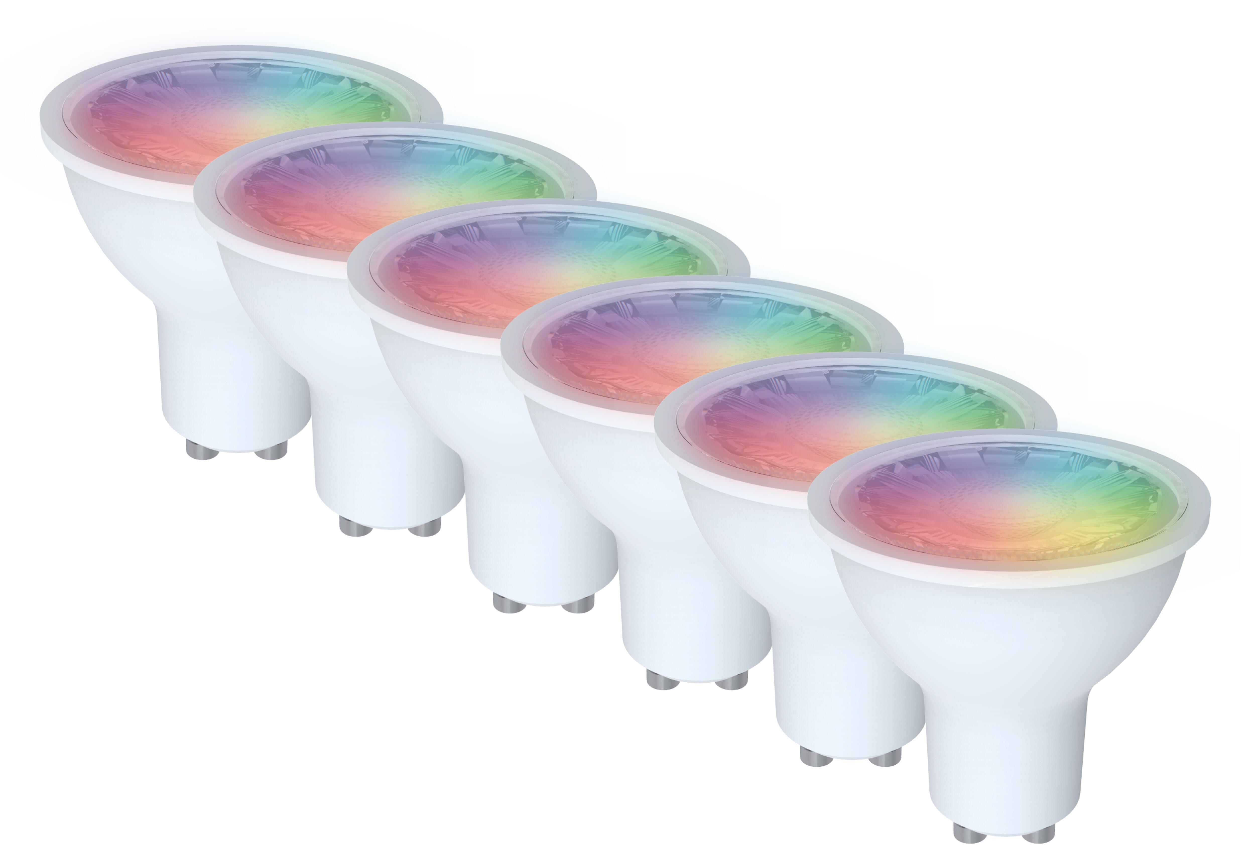 Pack de 6 bombillas LED E27 estándar 400 lm color luz regulable con ...