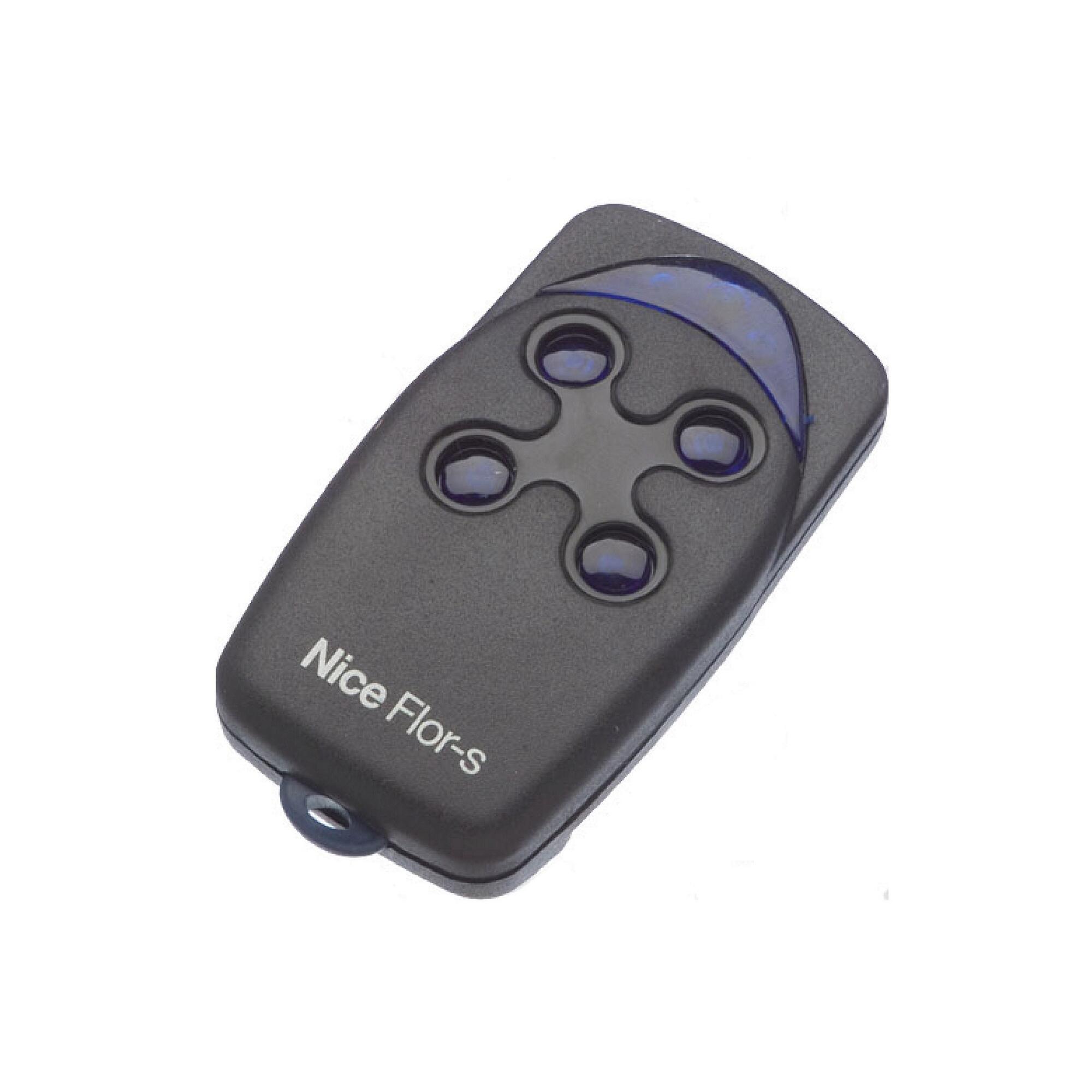 Telecomando Rolling code NICE NC/FLO4R in abs nero 433.92 MHZ 4 canali ...