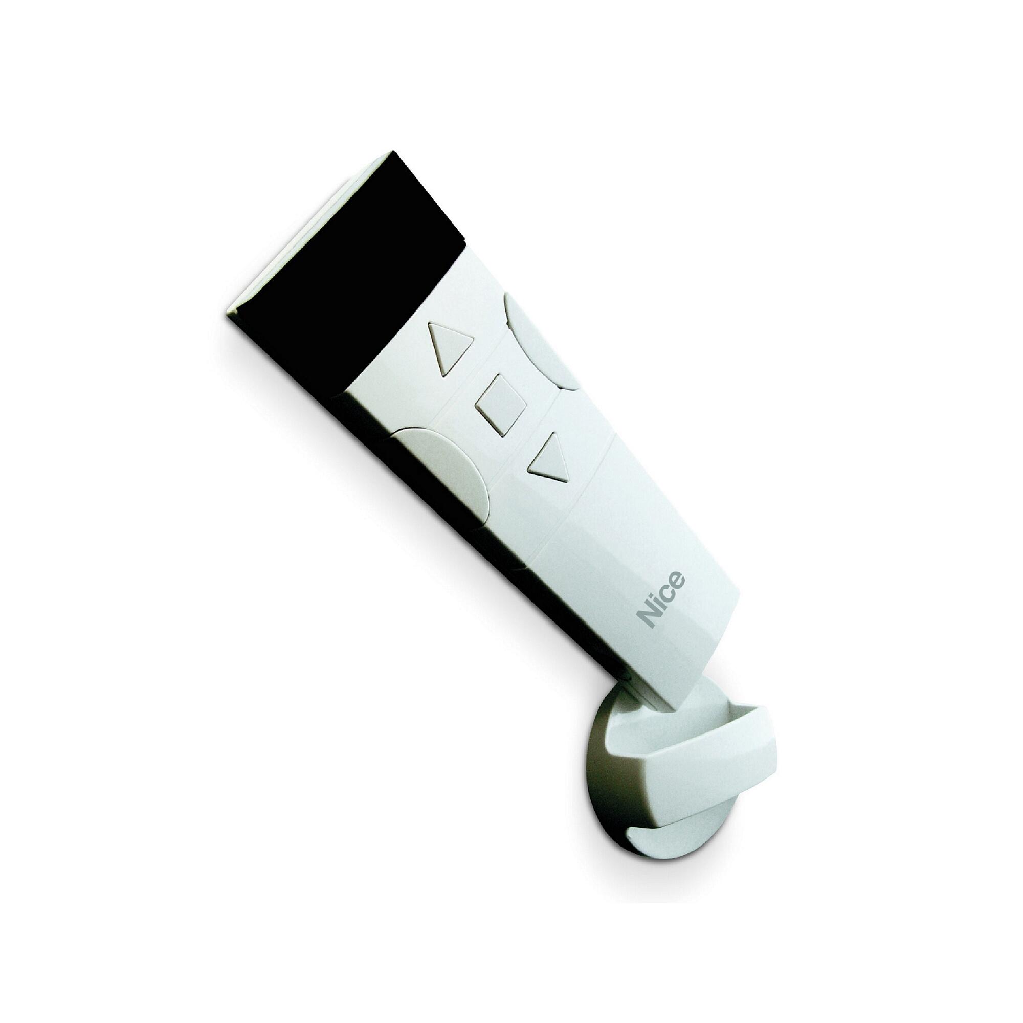 Telecomando Rolling code NICE NC/ERGO1 in abs bianco 433.92 MHZ 2 ...