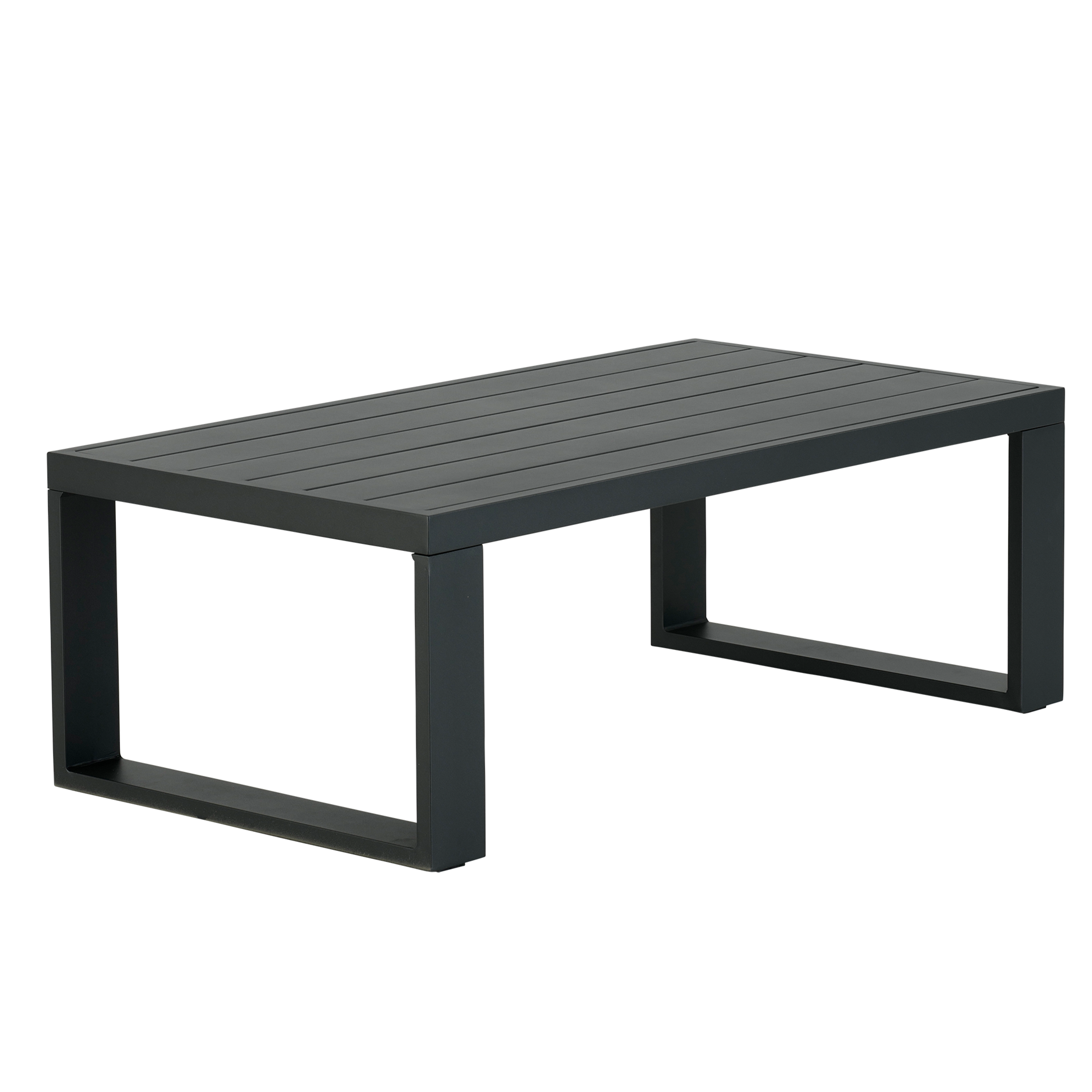 Table basse en aluminium, gris Athena NATERIAL | Leroy Merlin