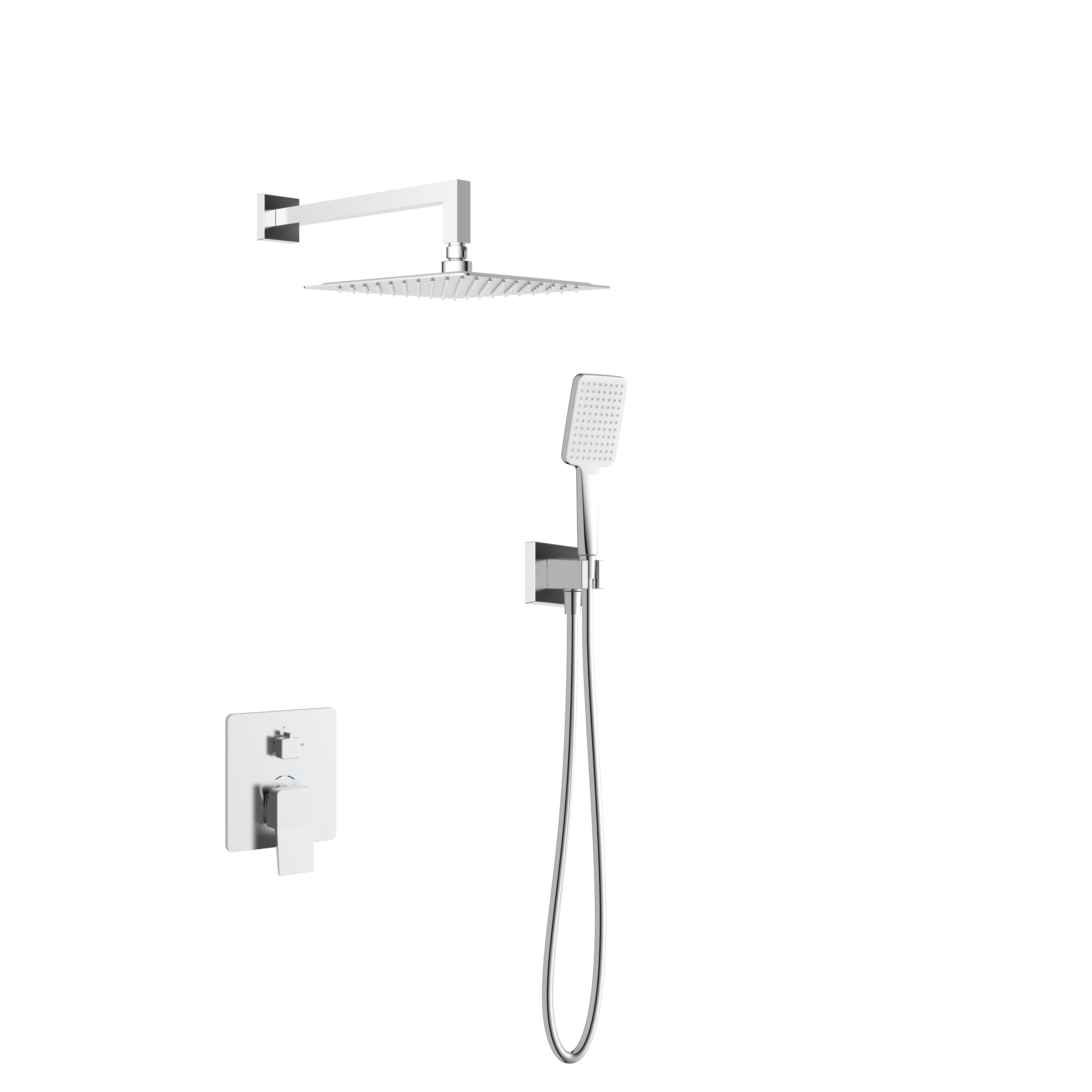 Kit incasso doccia SENSEA Studio cromo | Leroy Merlin