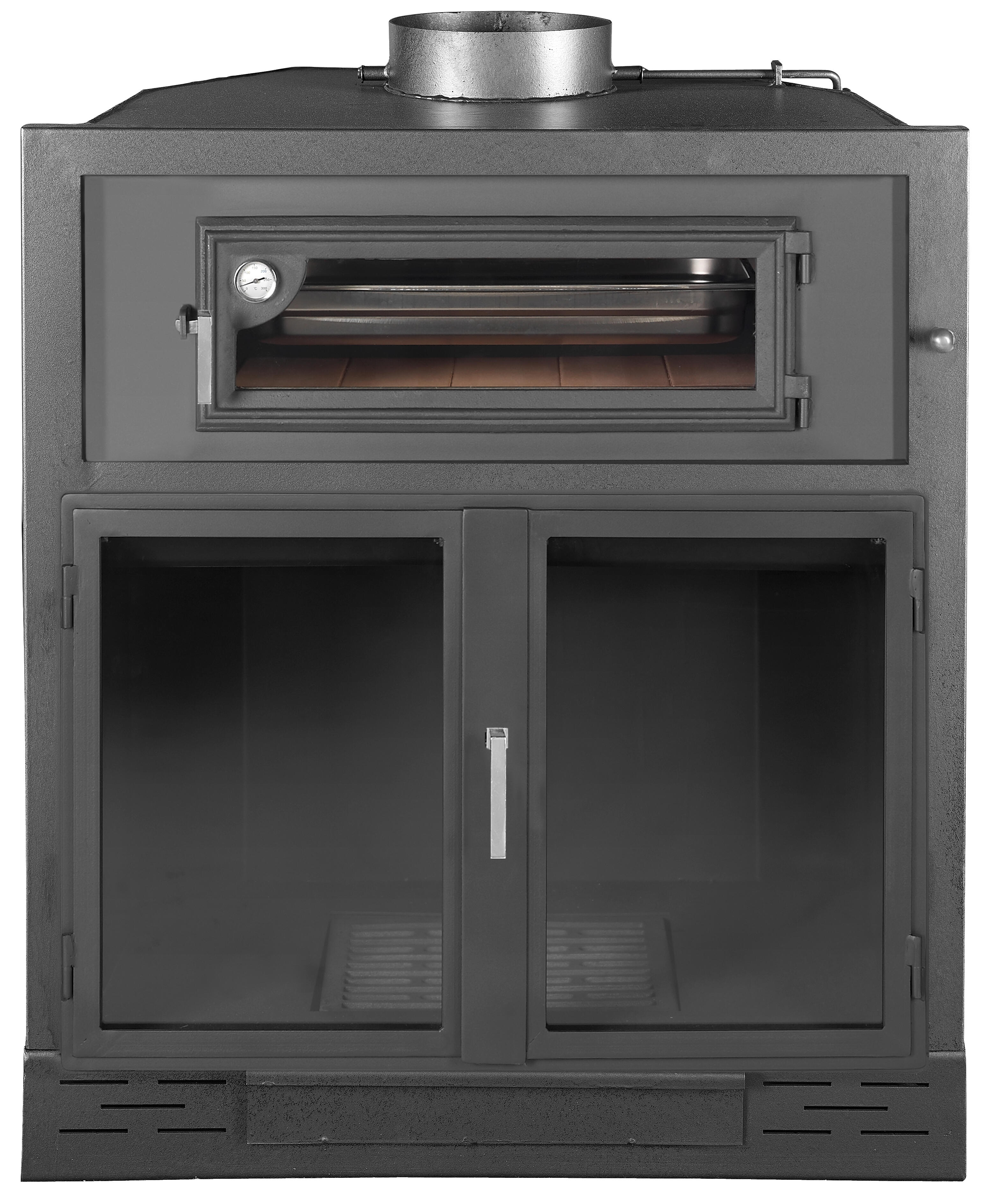 Hogar de leña con horno JOYMA London 70 15 kW | Leroy Merlin