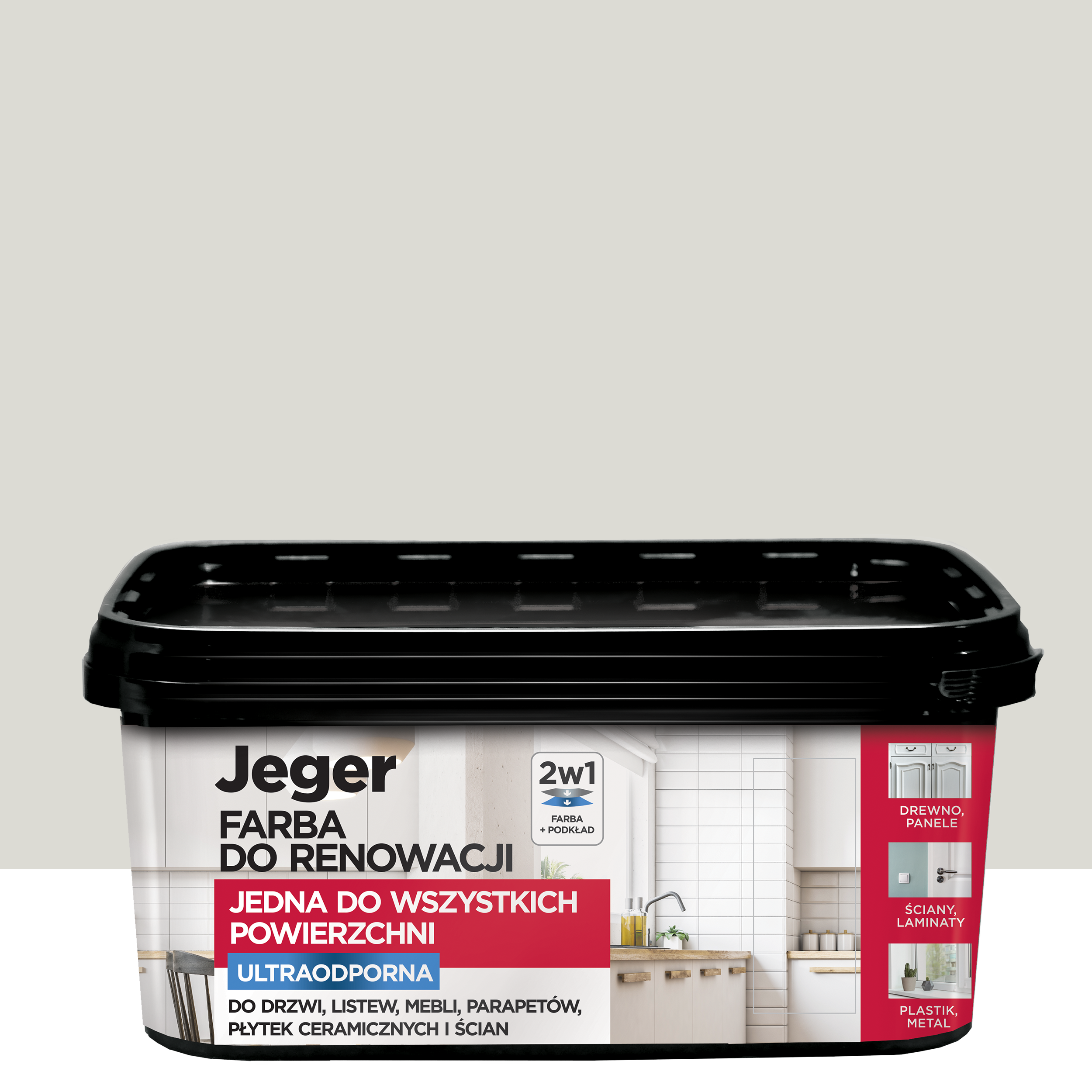 Farba do renowacji Platynowy 2 l Jeger - Leroy Merlin
