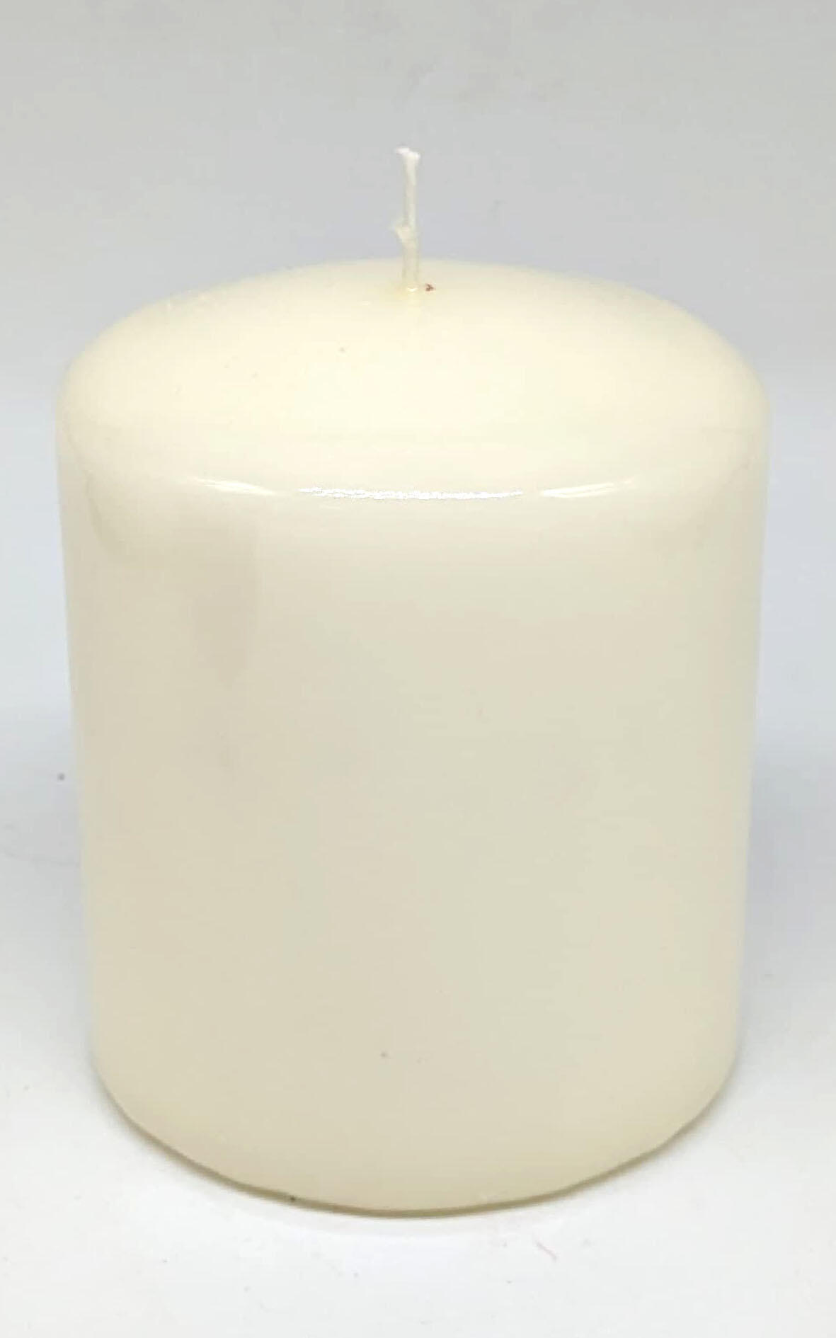 Candela essenza non profumata H 20 cm ø 15 cm avorio | Leroy Merlin