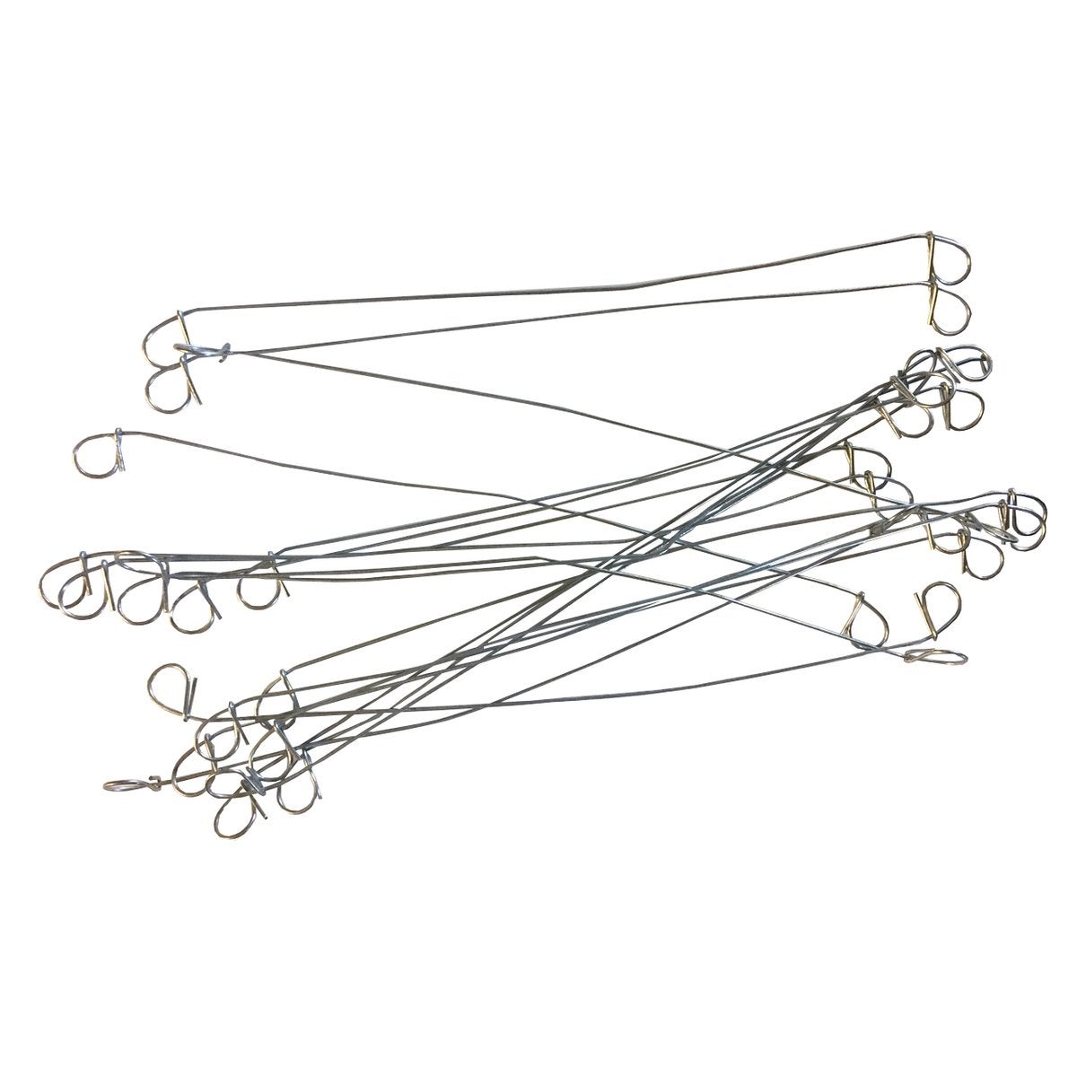 100 liens pour lieur automatique acier galvanisé gris, IDEAL GARDEN, L ...