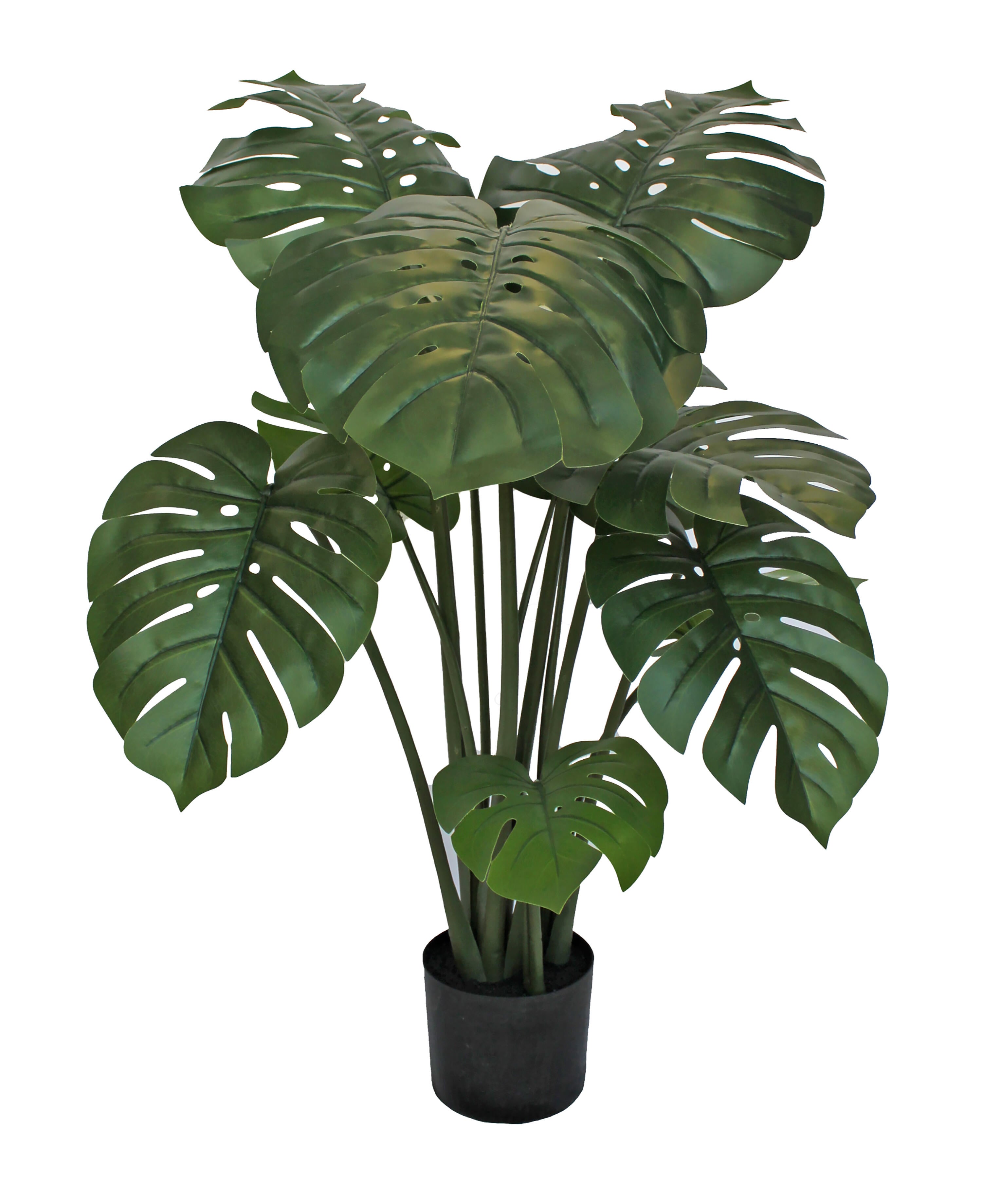 Planta artificial monstera de 120 cm de altura | Leroy Merlin