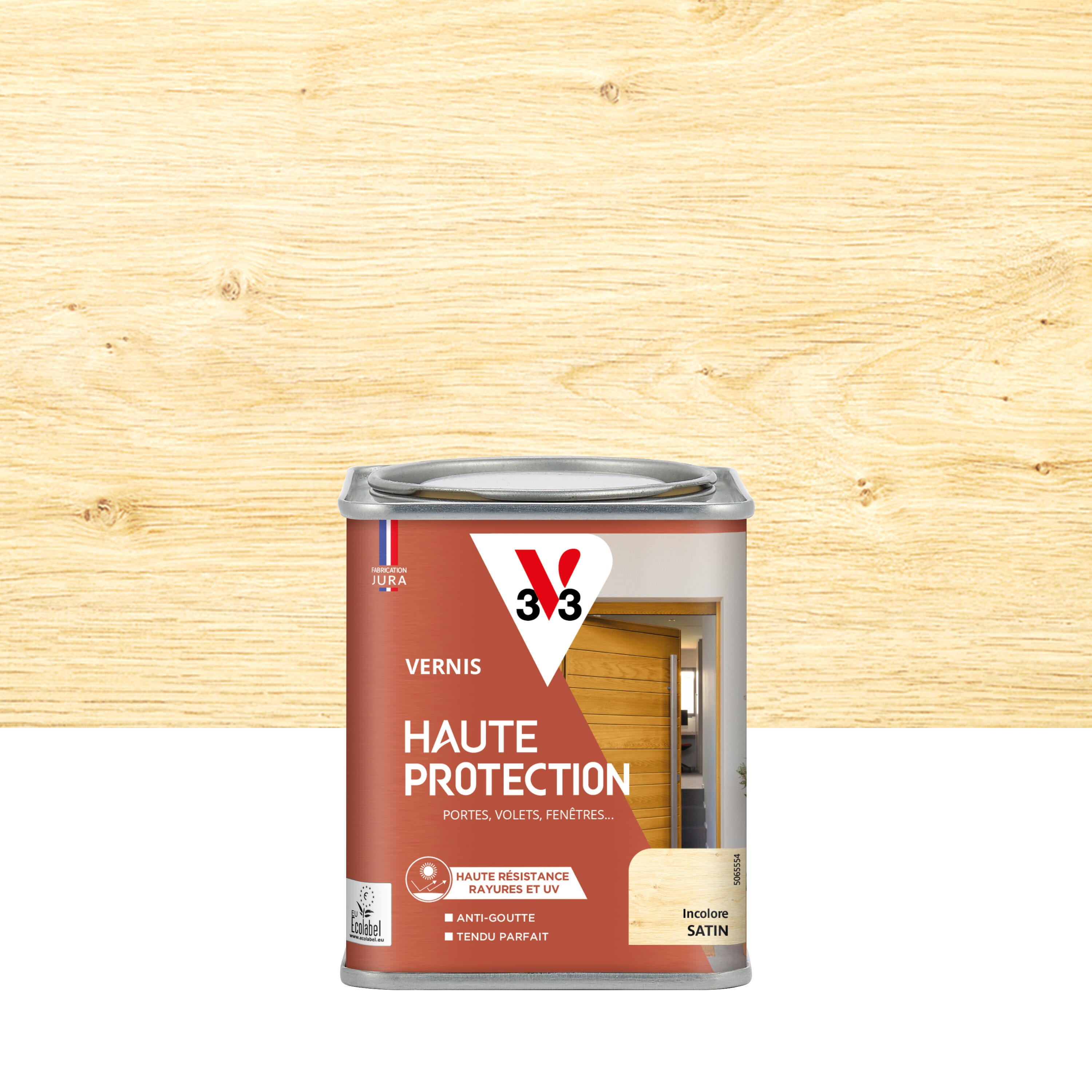 Vernis pour bois extérieur V33 Haute protection incolore satiné 0.25 l ...