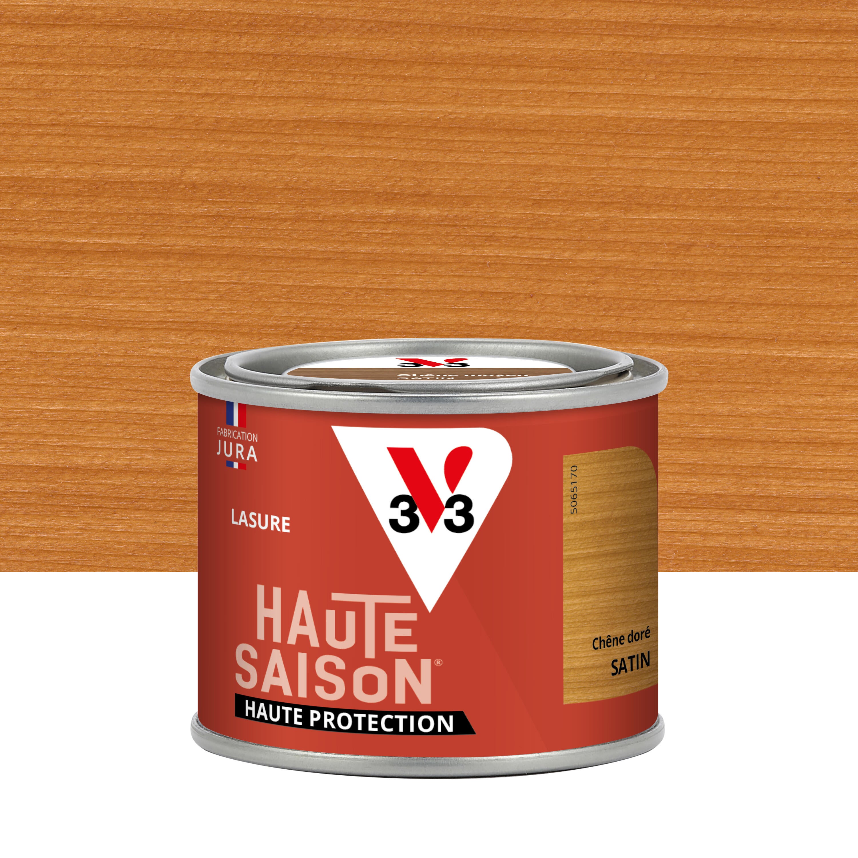 Lasure V33 Haute saison 8 ans chêne doré satiné 0.125 l | Leroy Merlin