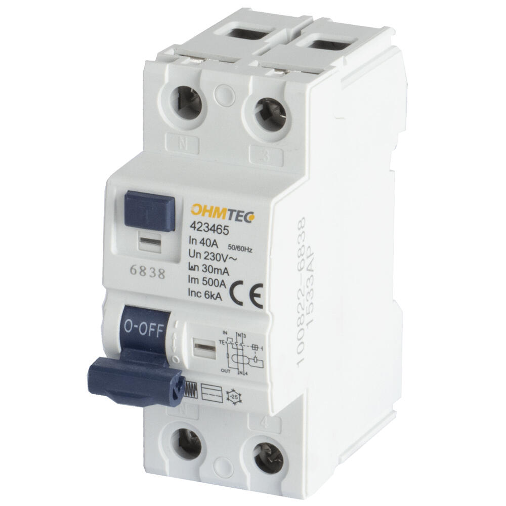 Interrupteur différentiel 30mA 40A type B, OHMTEC | Leroy Merlin