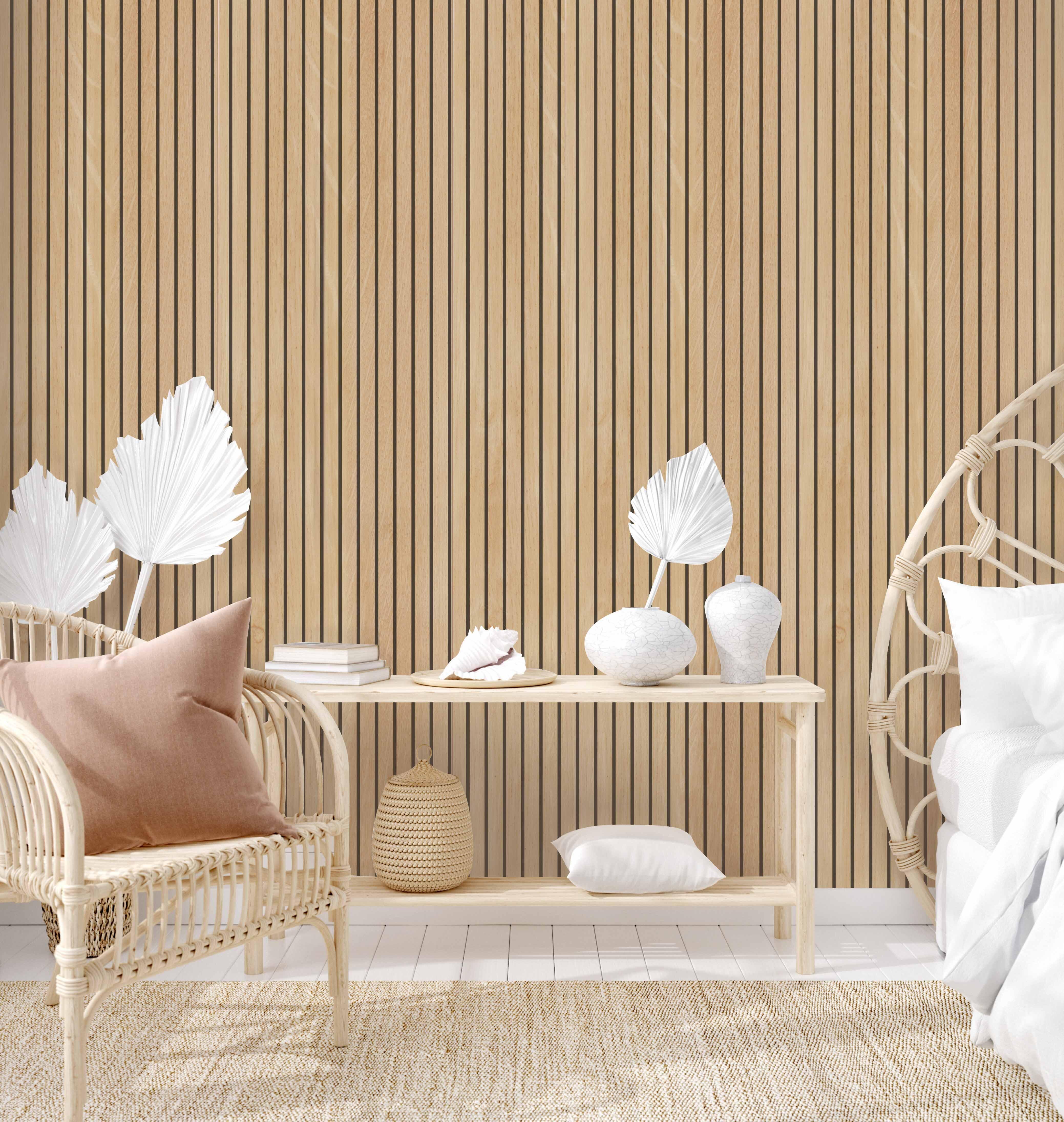 Revestimiento de pared PVC de palilleria Wall pan Nordik 3D roble de ...