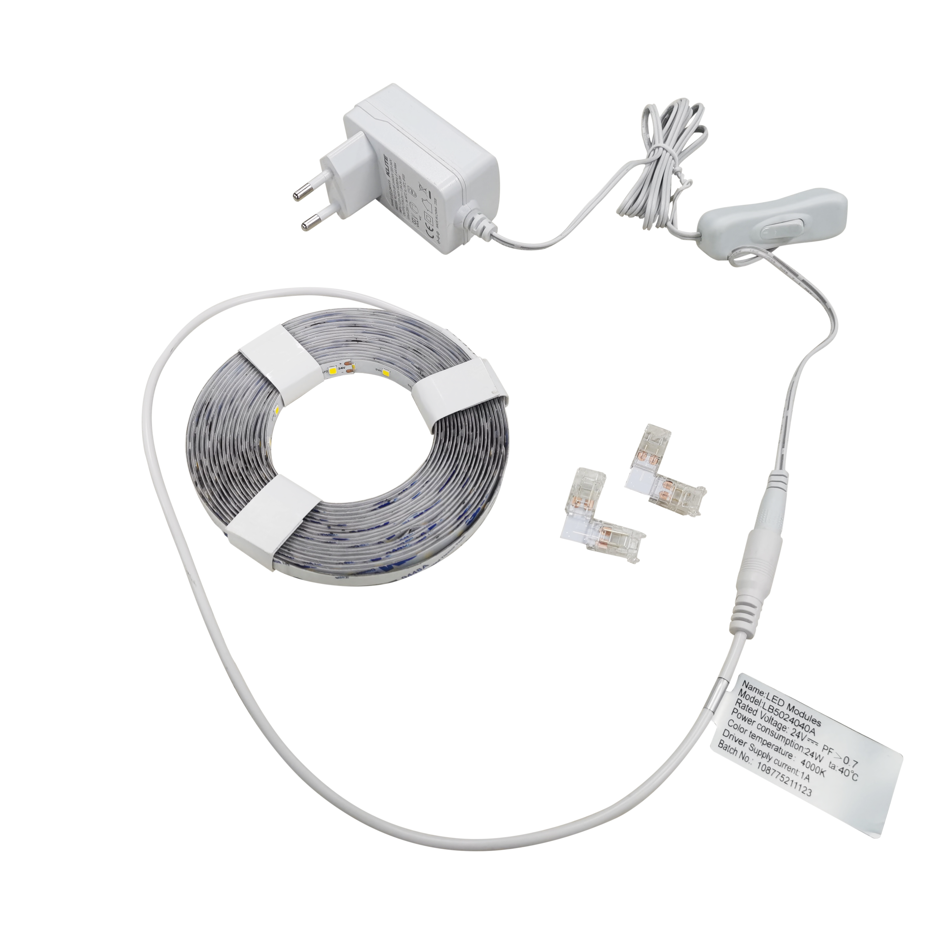 Kit striscia led Cusano Classe A 5m luce bianco naturale INSPIRE ...