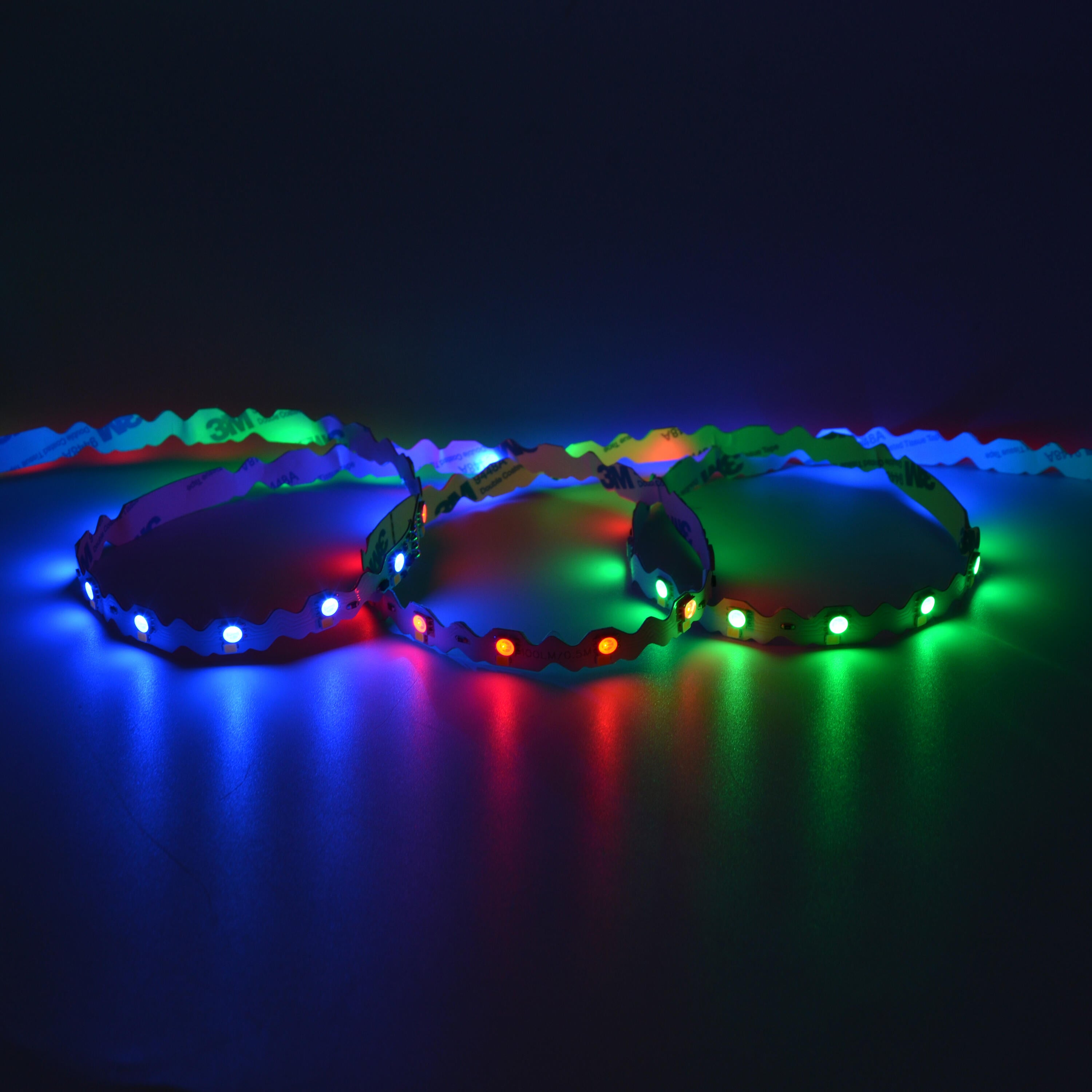 Kit ruban Led pliable 5m RGBWIC couleurs dynamique/synchro musique ...