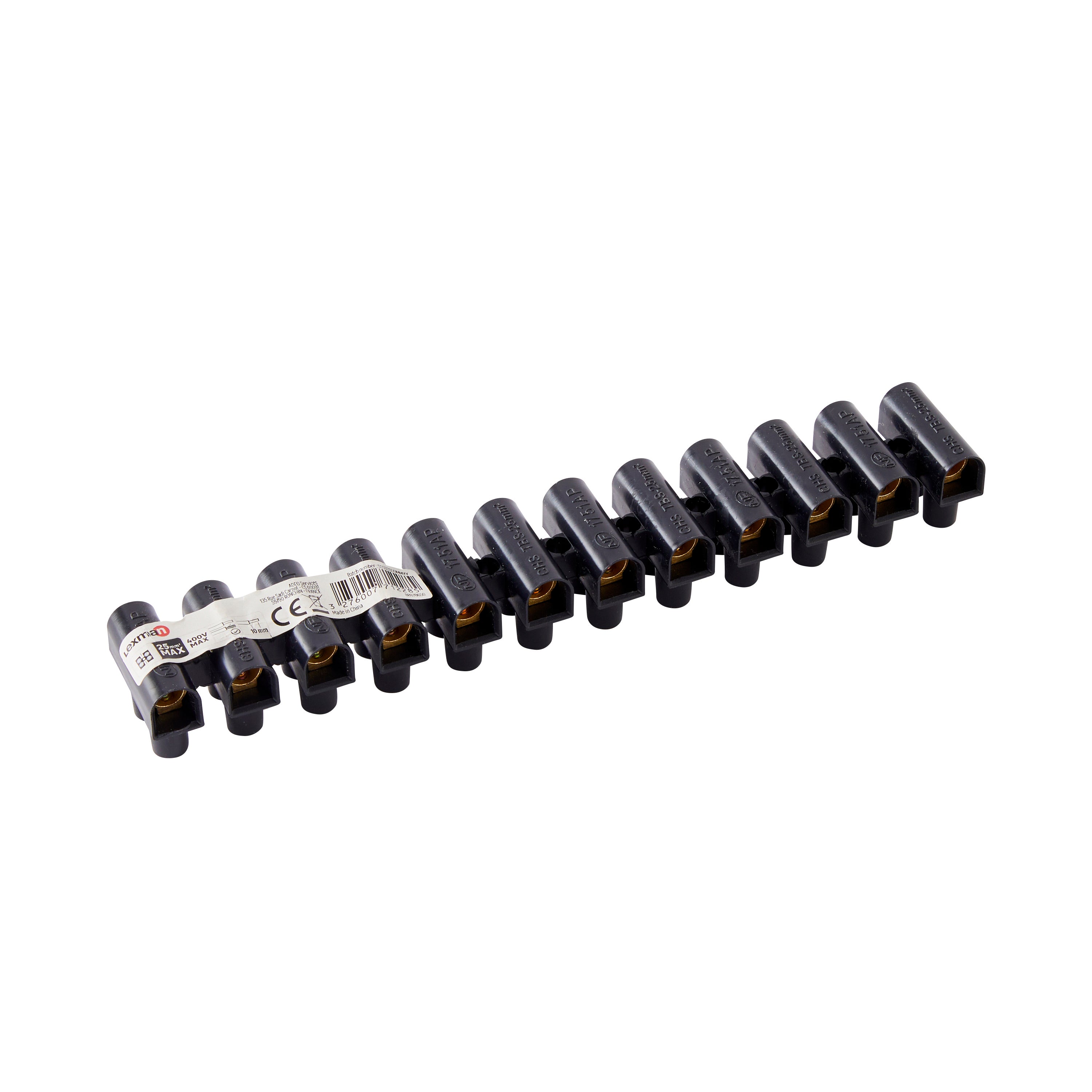 Barrette de 12 dominos électriques, 2.5mm² pour rigide et souple LEXMAN ...