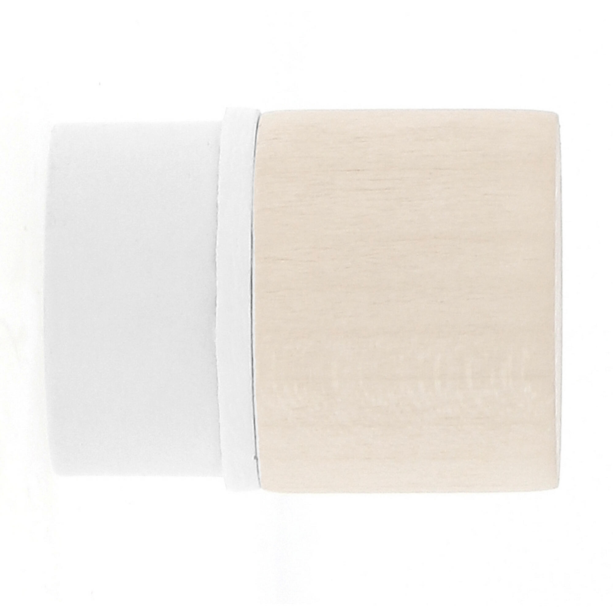 2 Terminales para barra tapón madera arce/metal d28 | Leroy Merlin