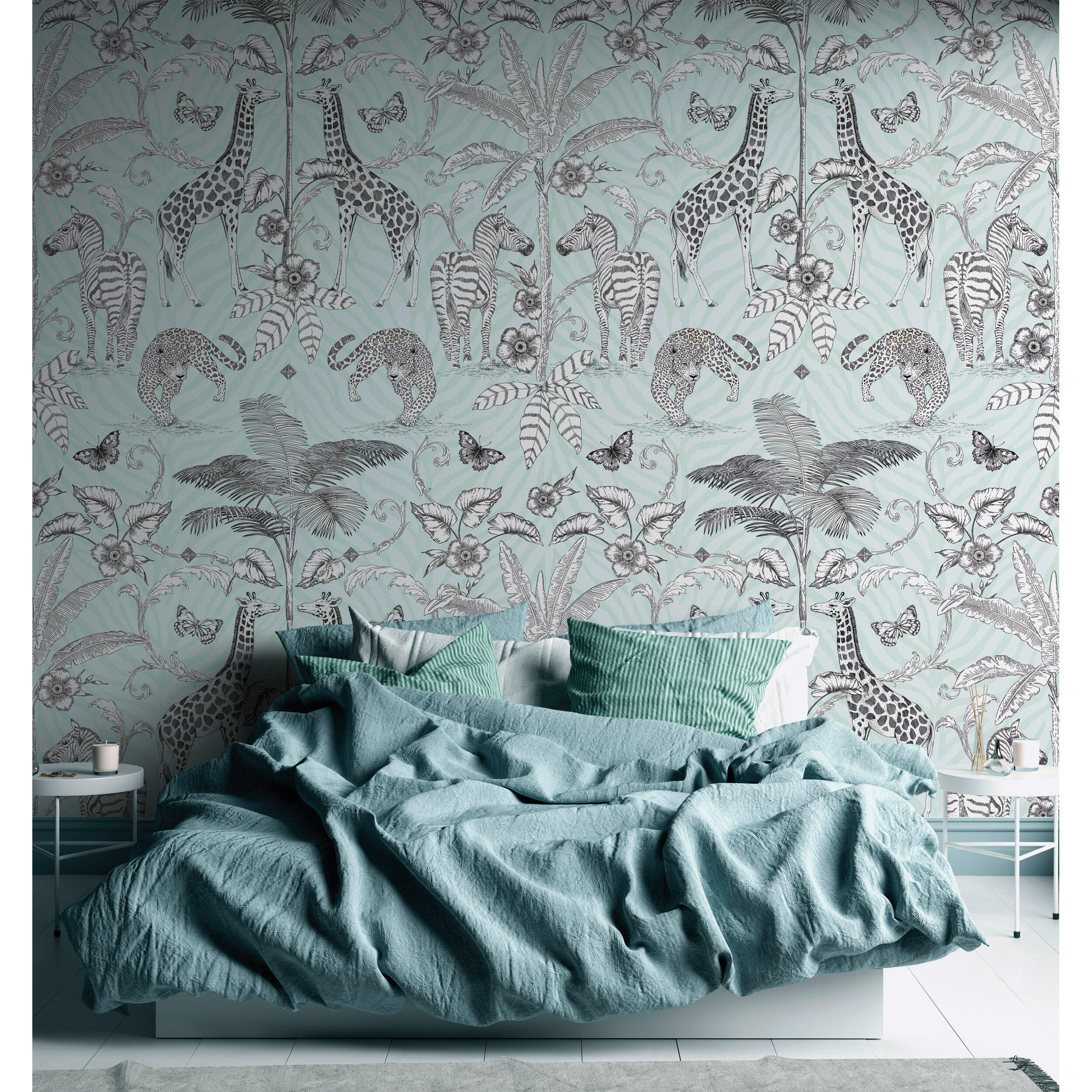 Tapeta panoramiczna The Wall Zebra 159 x 280 cm - Leroy Merlin