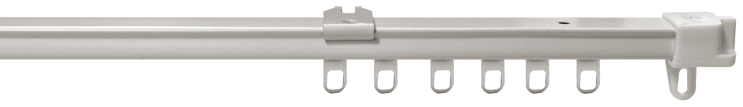 Rail extensible inox Carré blanc satiné, L.260/500 cm ouv.latérale (1 ...