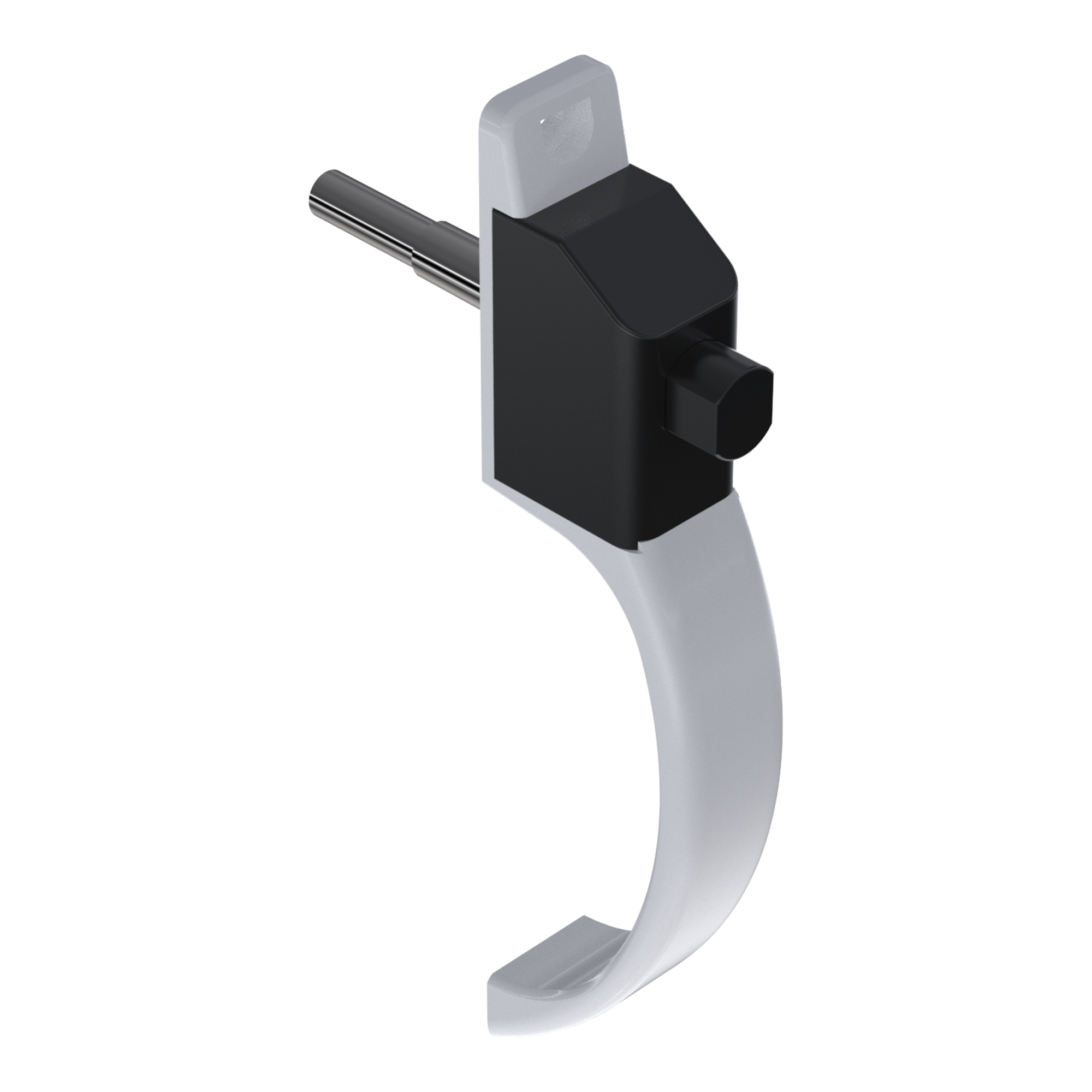 Cerradura para puerta corredera de aluminio con maneta pulsador | Leroy ...