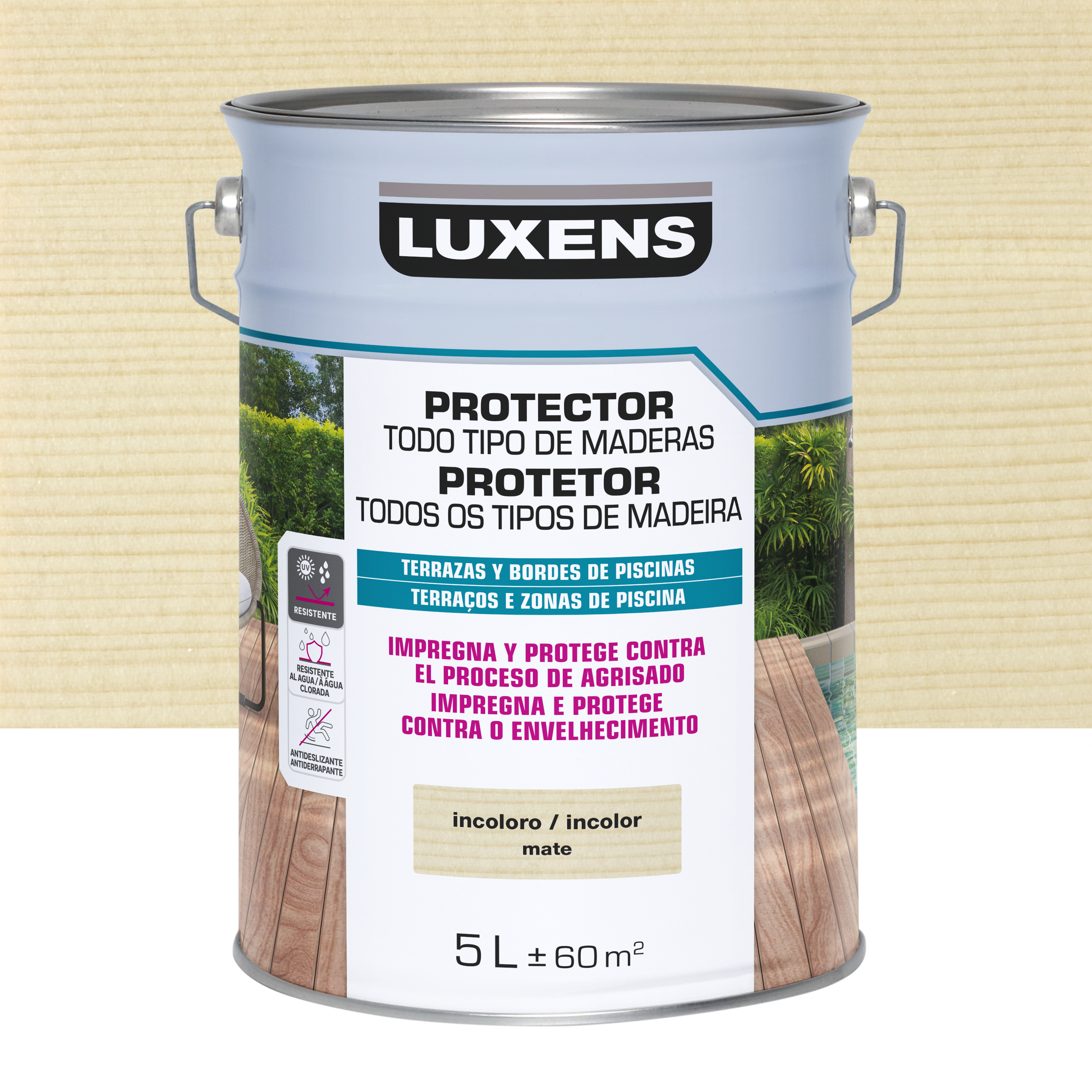 Protector para tarimas y terrazas de madera exterior color incoloro ...