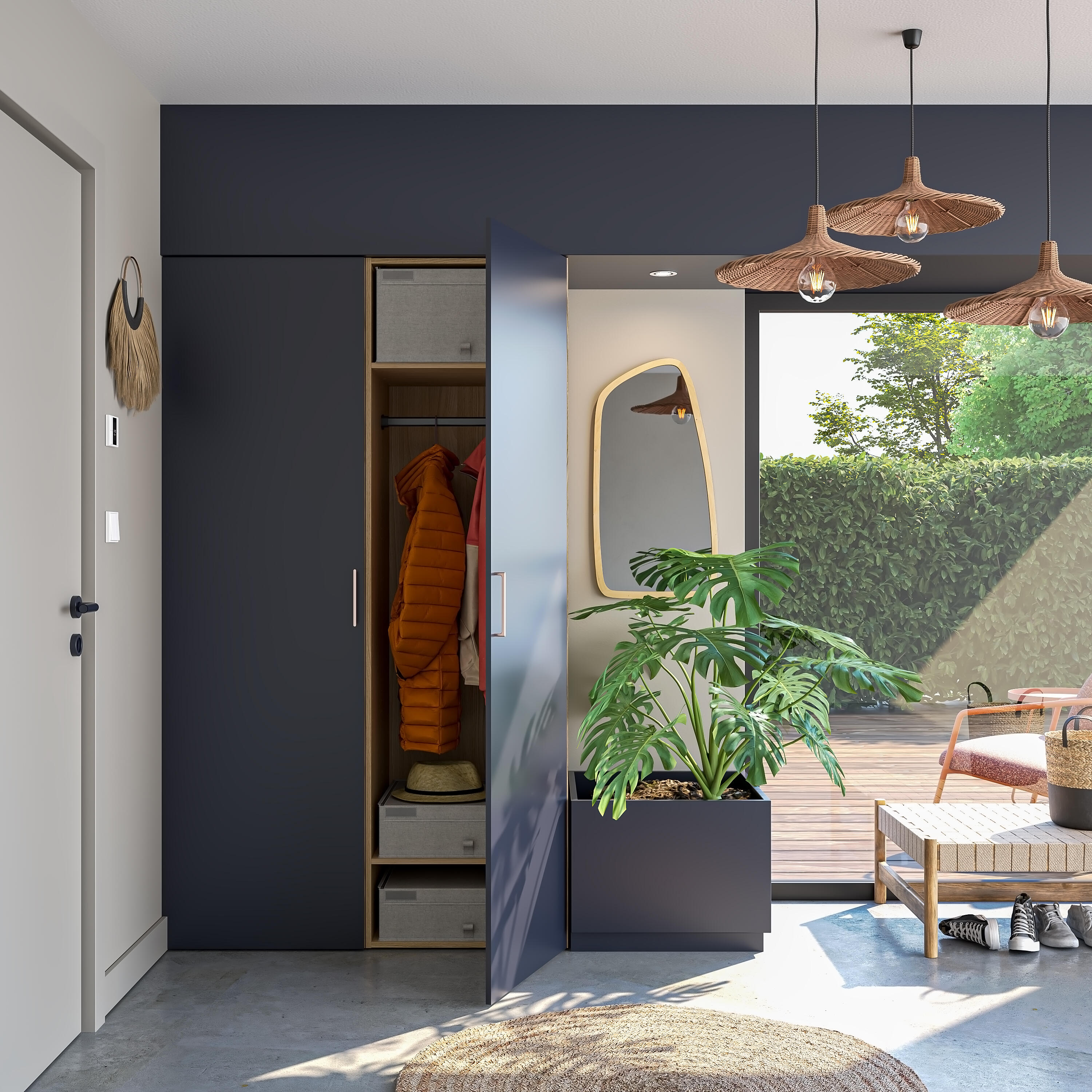 Le dressing SPACEO Evo’M passe inaperçu dans la déco | Leroy Merlin