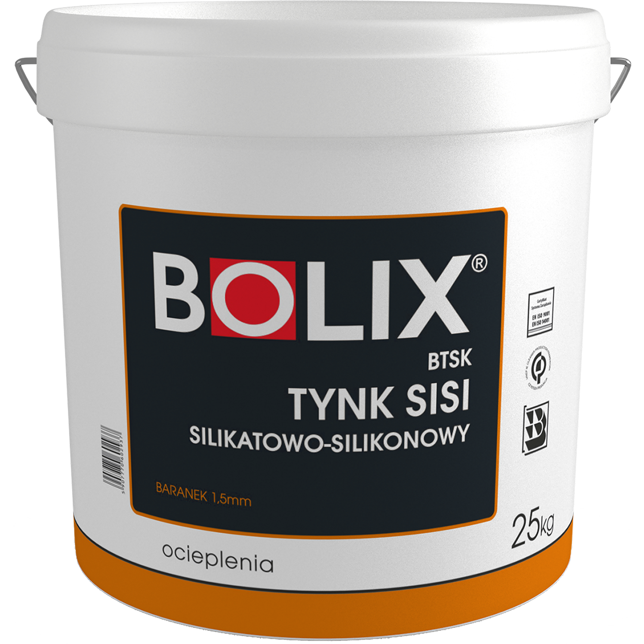 Tynk silikatowo-silikonowy BTSK III GRUPA KOLORÓW 1,5 mm 25 kg BOLIX ...