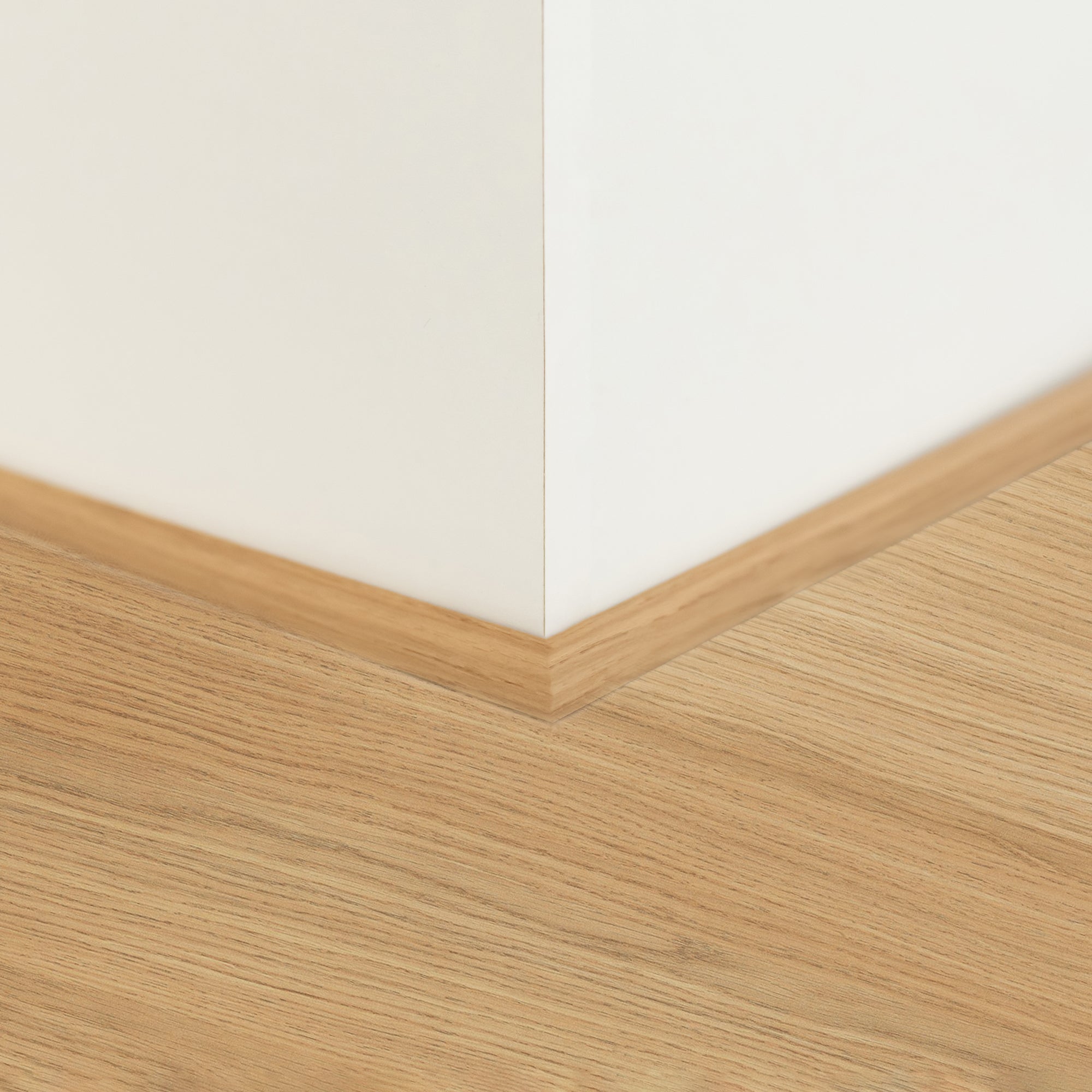 Quart-de-rond mdf, plaqué chêne blond, H. 1.4 x L. 2.4 m, Ep.14 mm ...