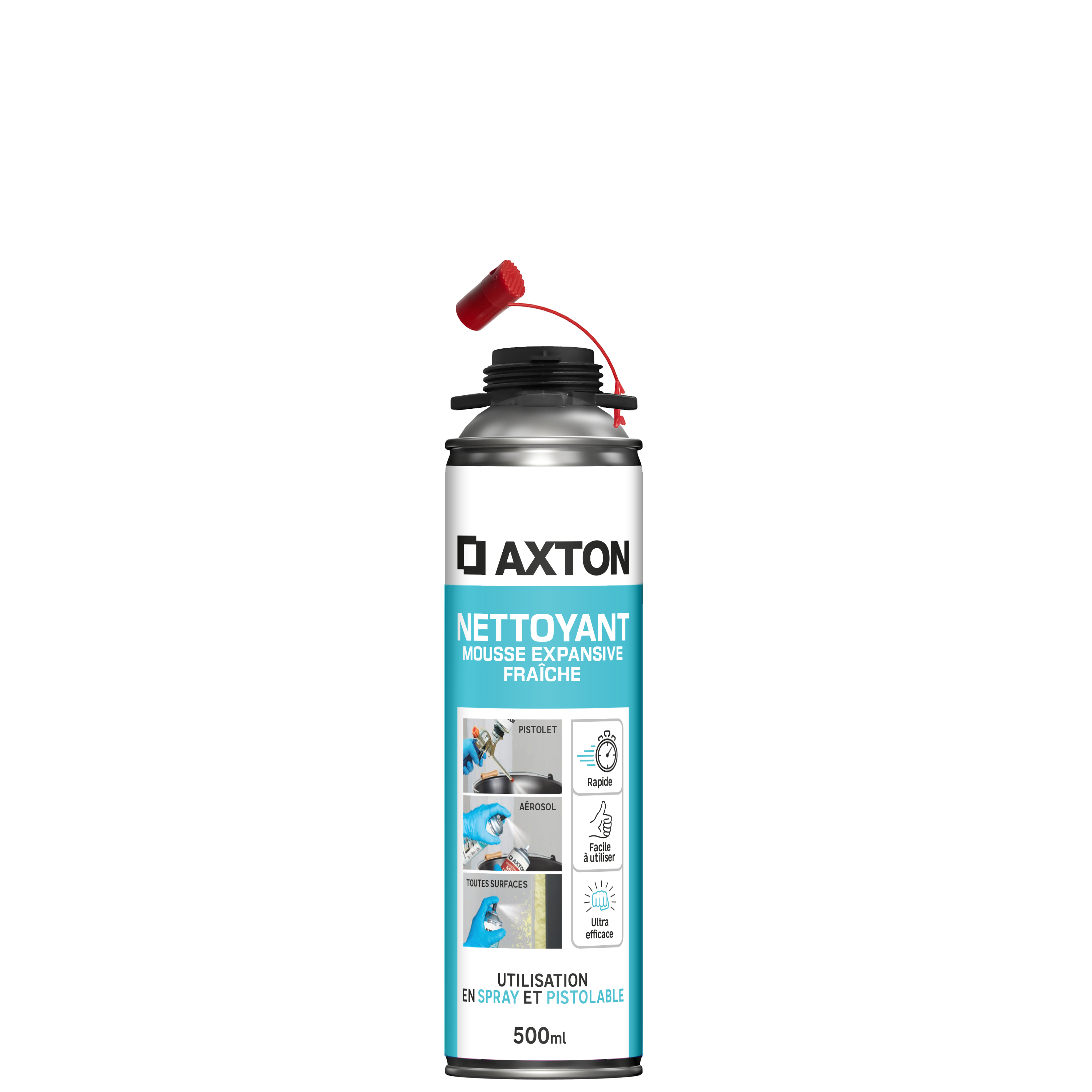 Nettoyant pour mousse expansive AXTON 500 ml | Leroy Merlin