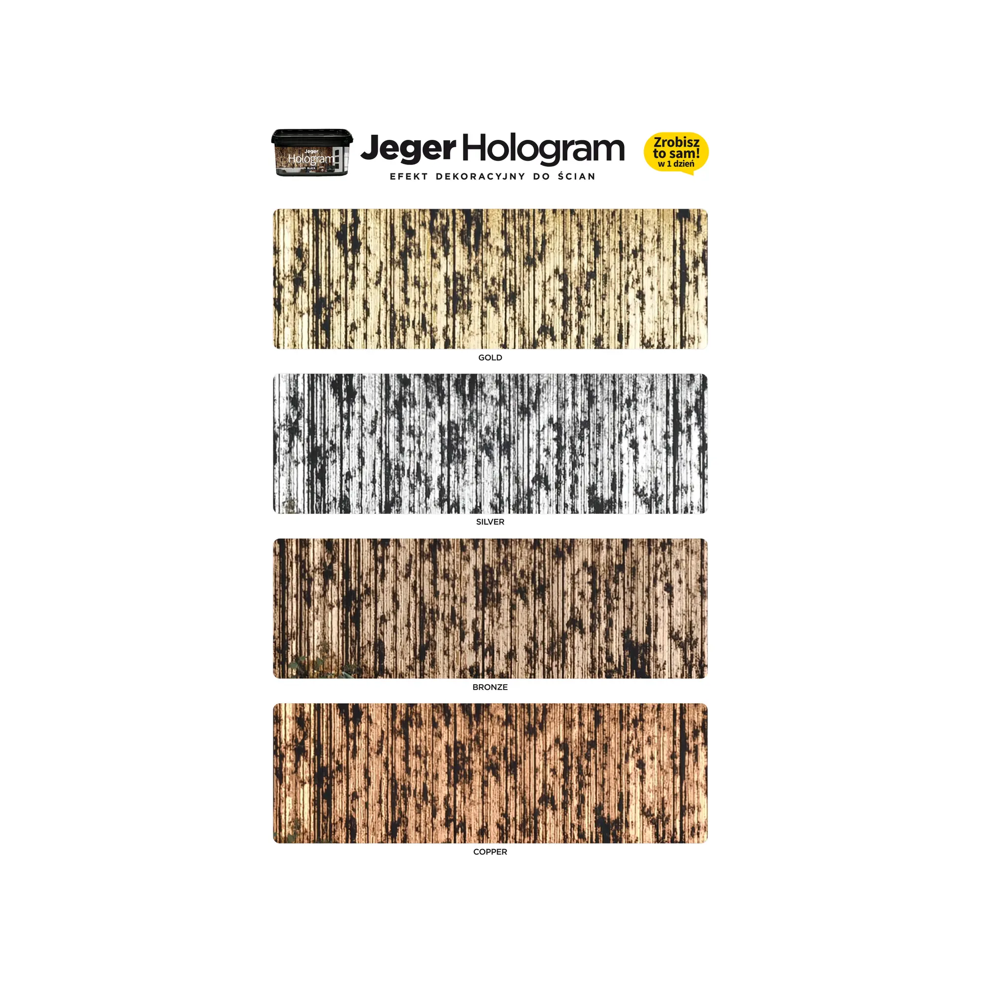 Wzornik efektu dekoracyjnego Jeger Hologram - Leroy Merlin