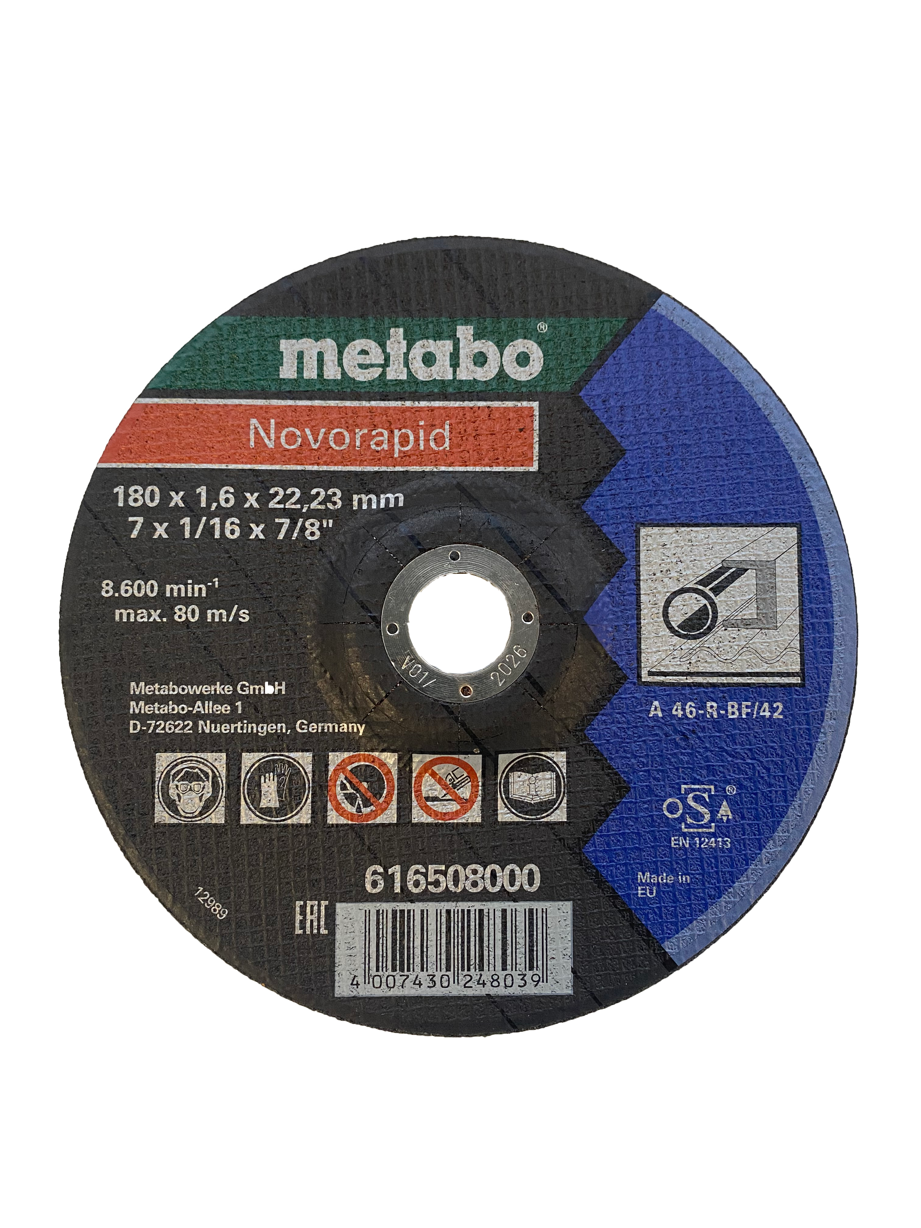 Disque pour acier METABO, Ø180 mm | Leroy Merlin