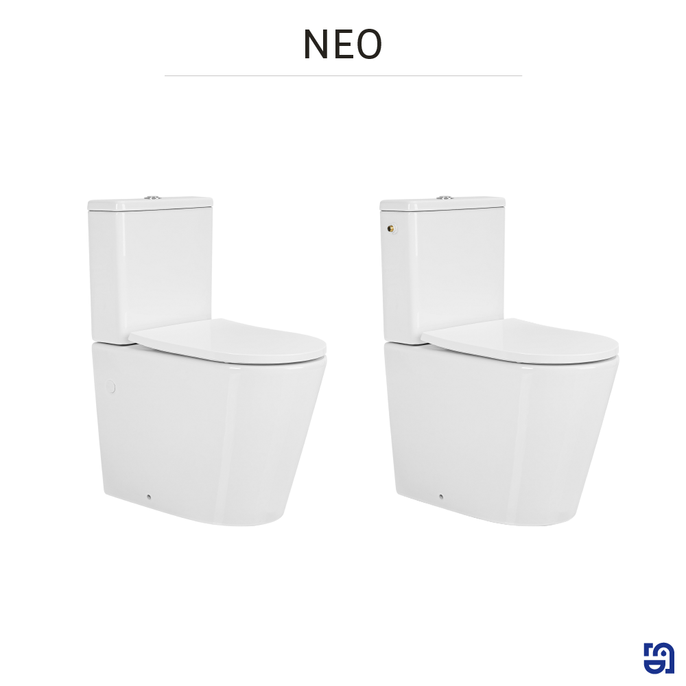WC monoblocco SENSEA neo, sedile incluso P 59 x L 36.2 x H 80.5 cm ...