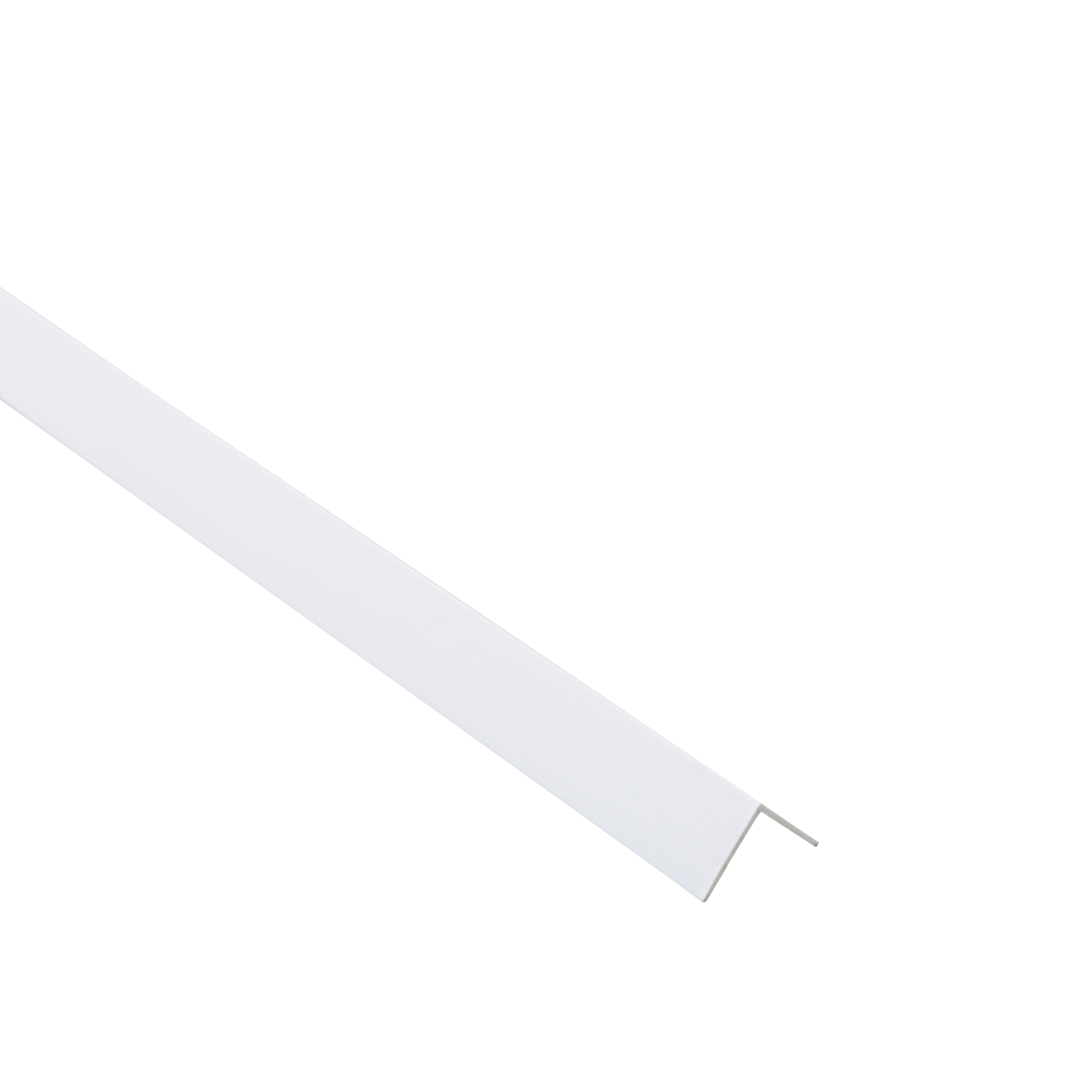 Perfil forma de ángulo de PVC blanco, Alt. 15 x An.15 x L.2600 mm ...