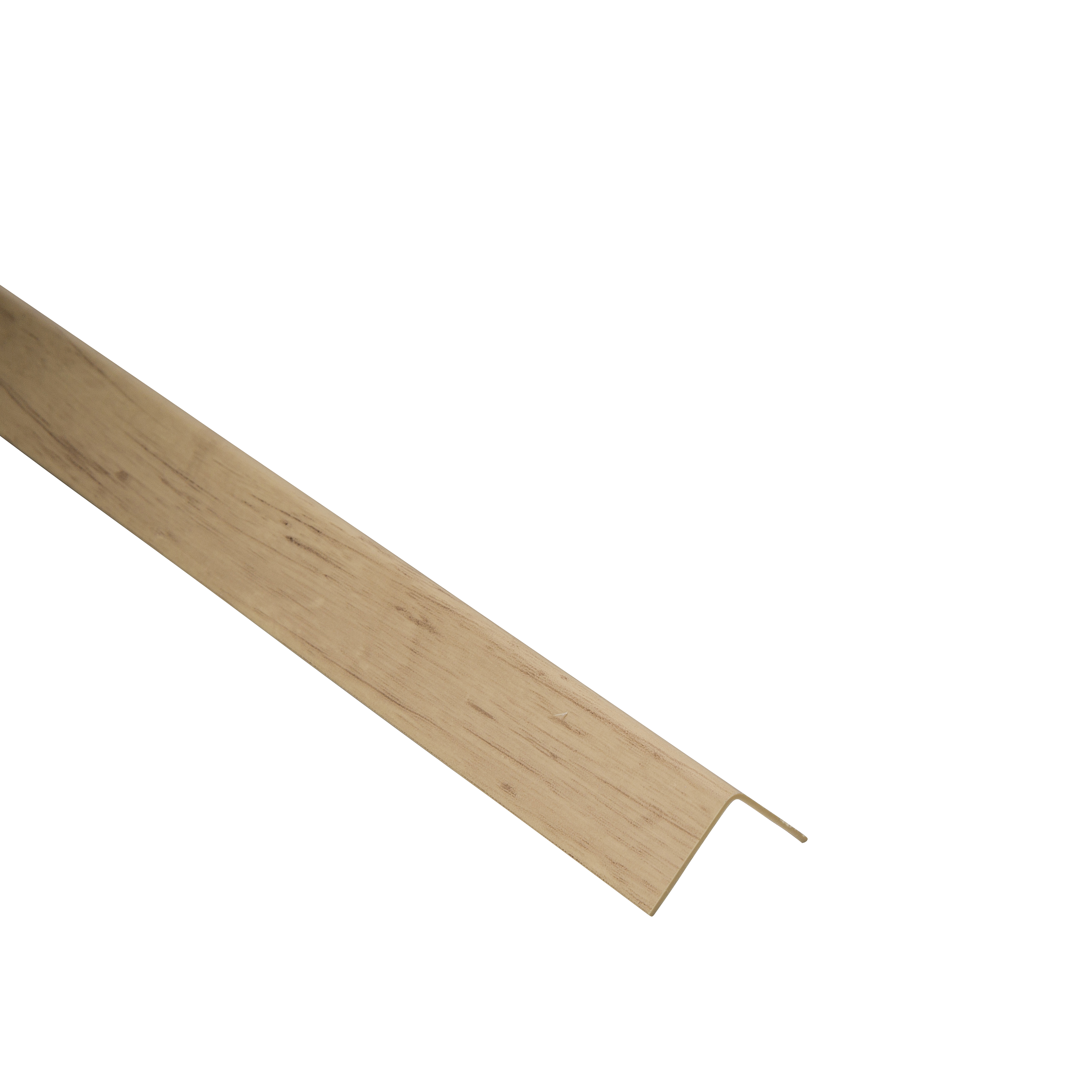 Cornière adhésive pvc effet bois chêne STANDERS, H.20 x l.20 x Ep.1 mm ...