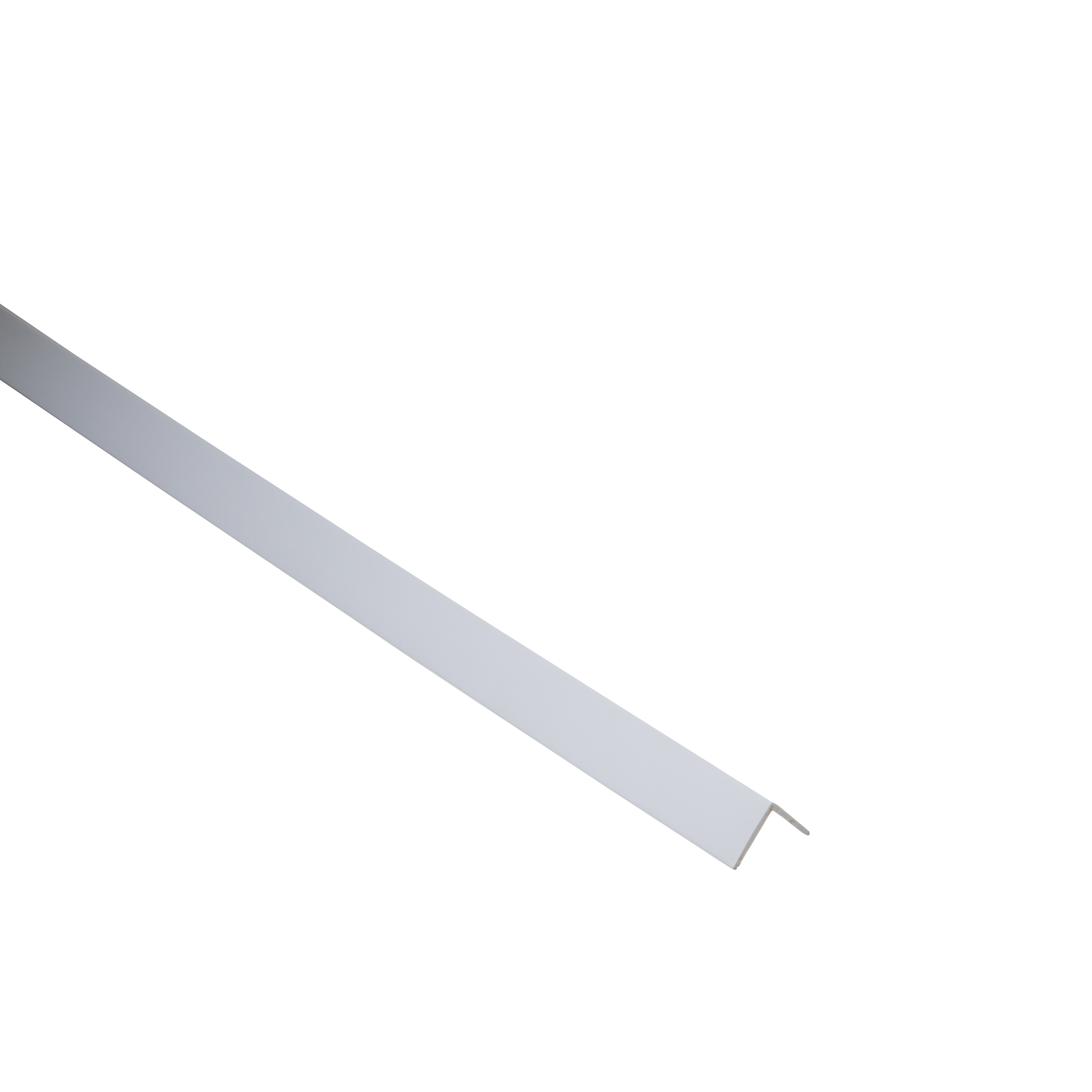 Perfil forma de ángulo de PVC blanco, Alt. 10 x An.10 x L.2600 mm ...