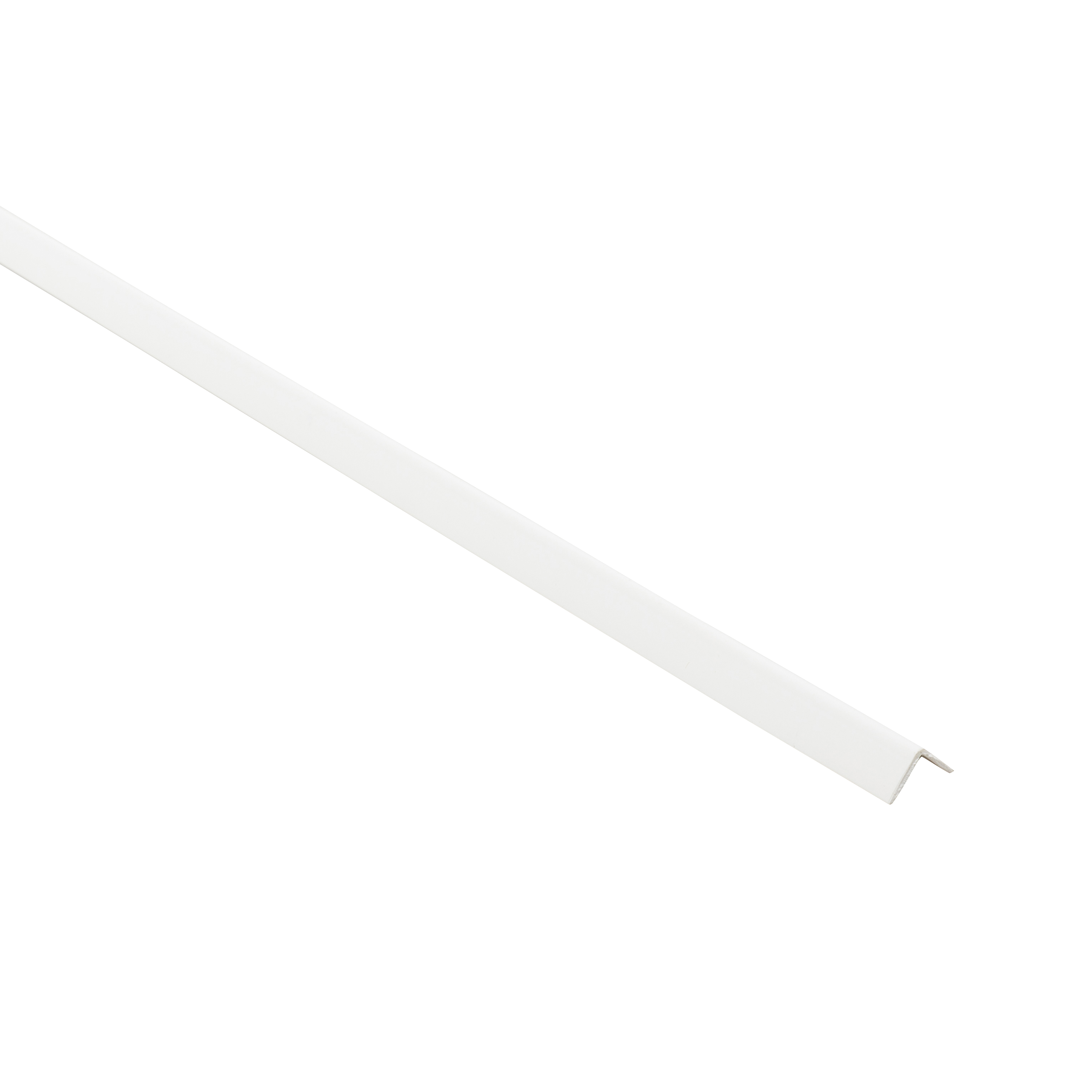 Cornière adhésive pvc blanc mat STANDERS, H.10 x l.10 x Ep.1 mm, L.1 m ...